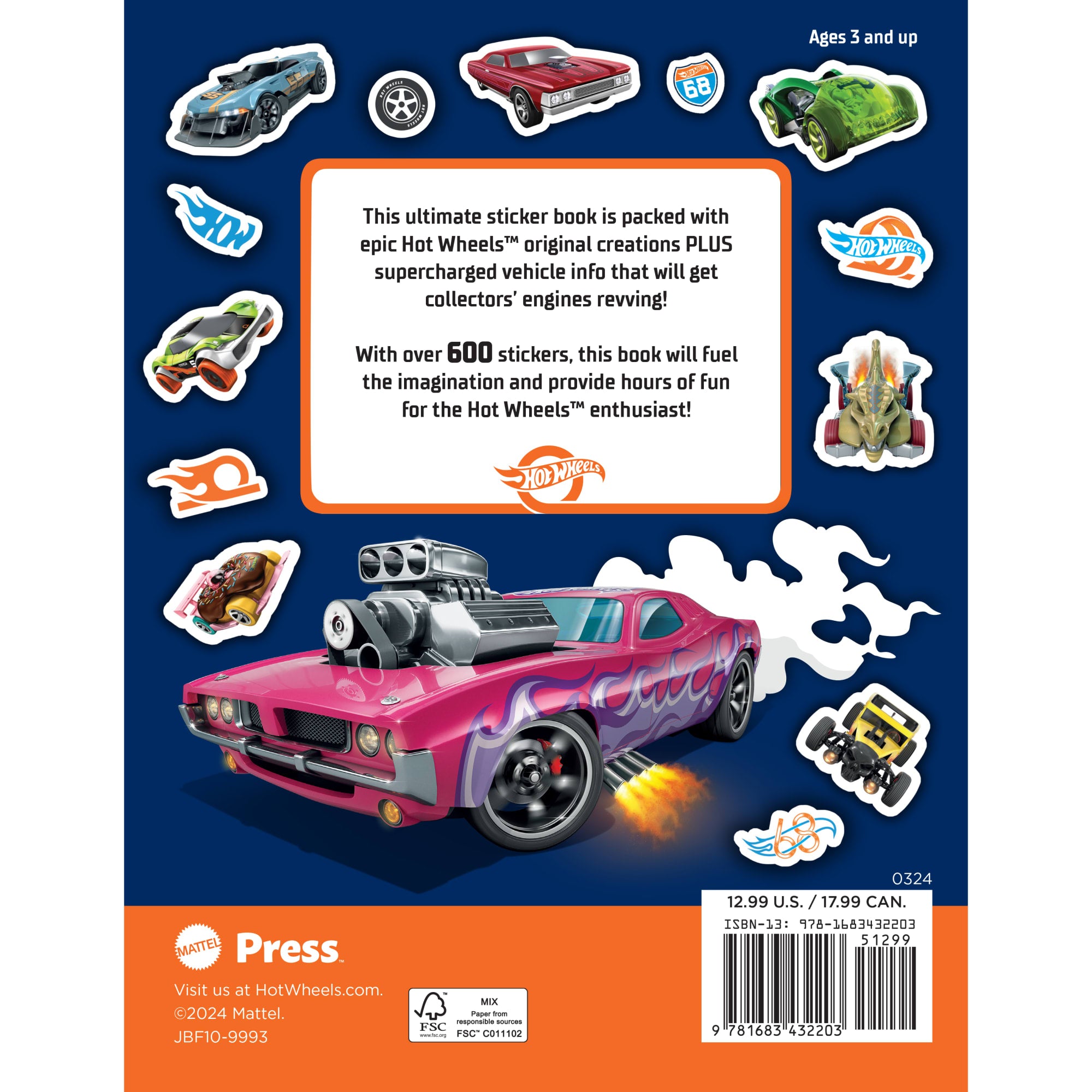 Hot Wheels: Giant Sticker Book | Mattel