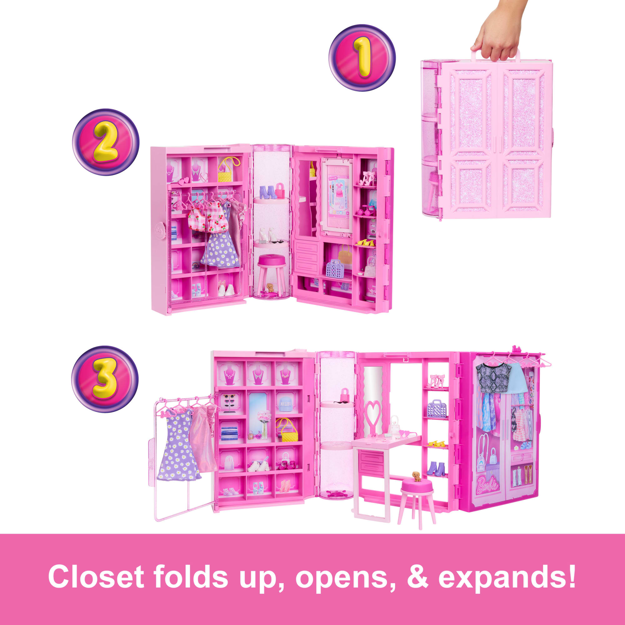 Barbie Dream Closet Playset and Accessories | Mattel