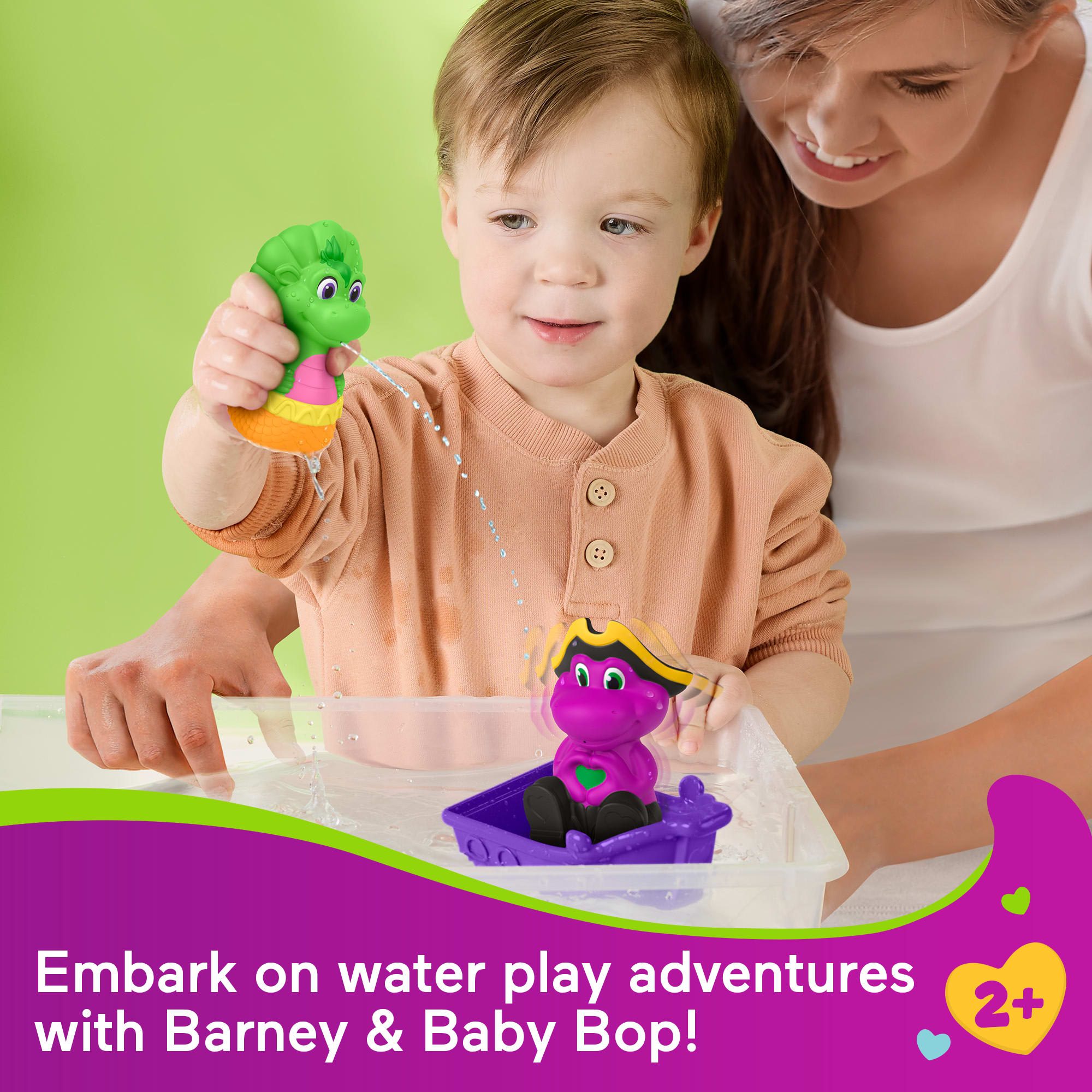 Fisher-Price Barney's World Water Fun Pirate Ship | Mattel