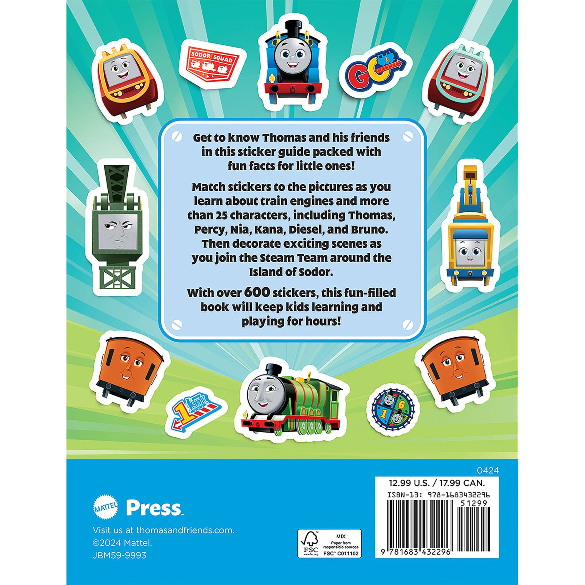 THOMAS & FRIENDS: STICKER BOOK | Mattel