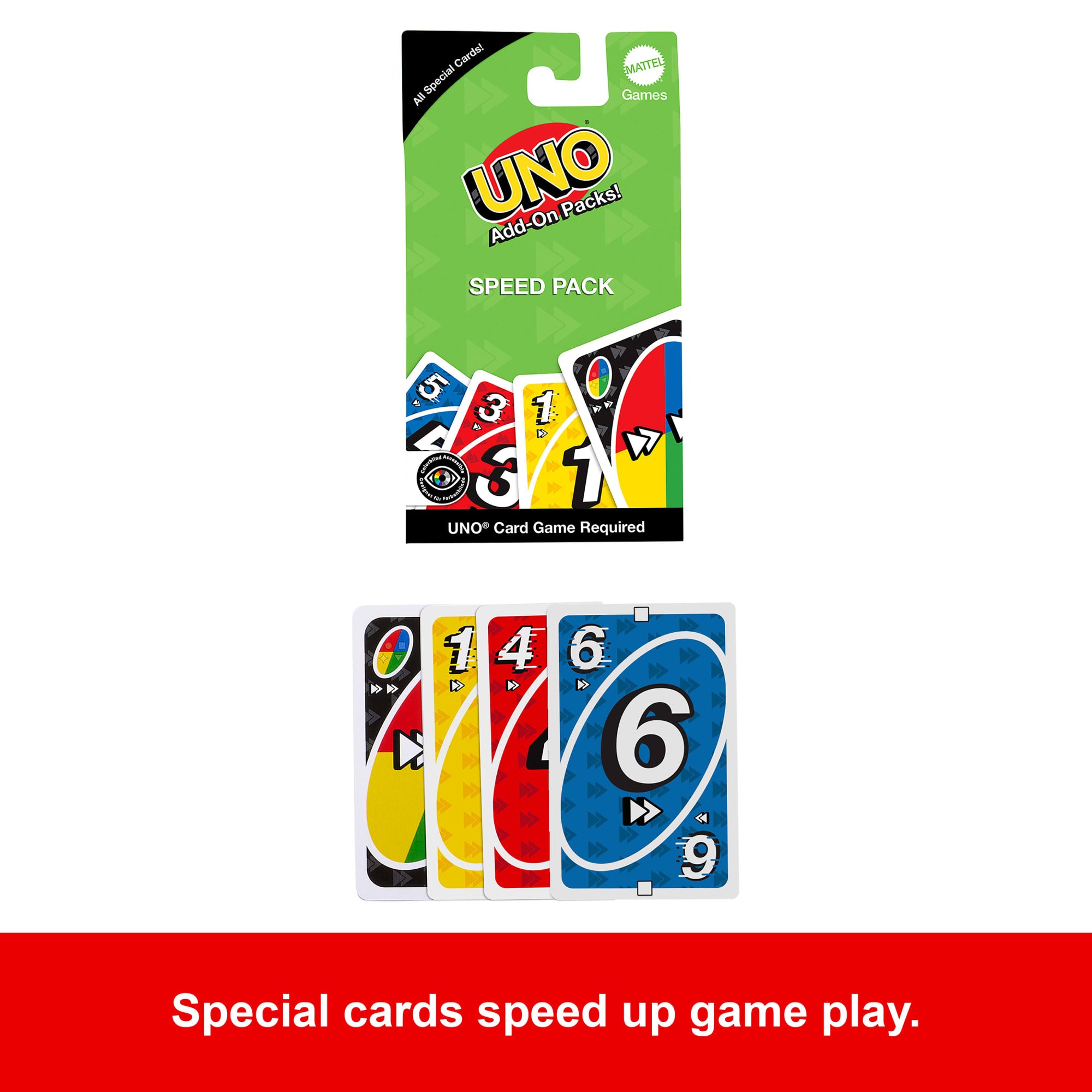 UNO Add-On Packs Speed Pack | Mattel