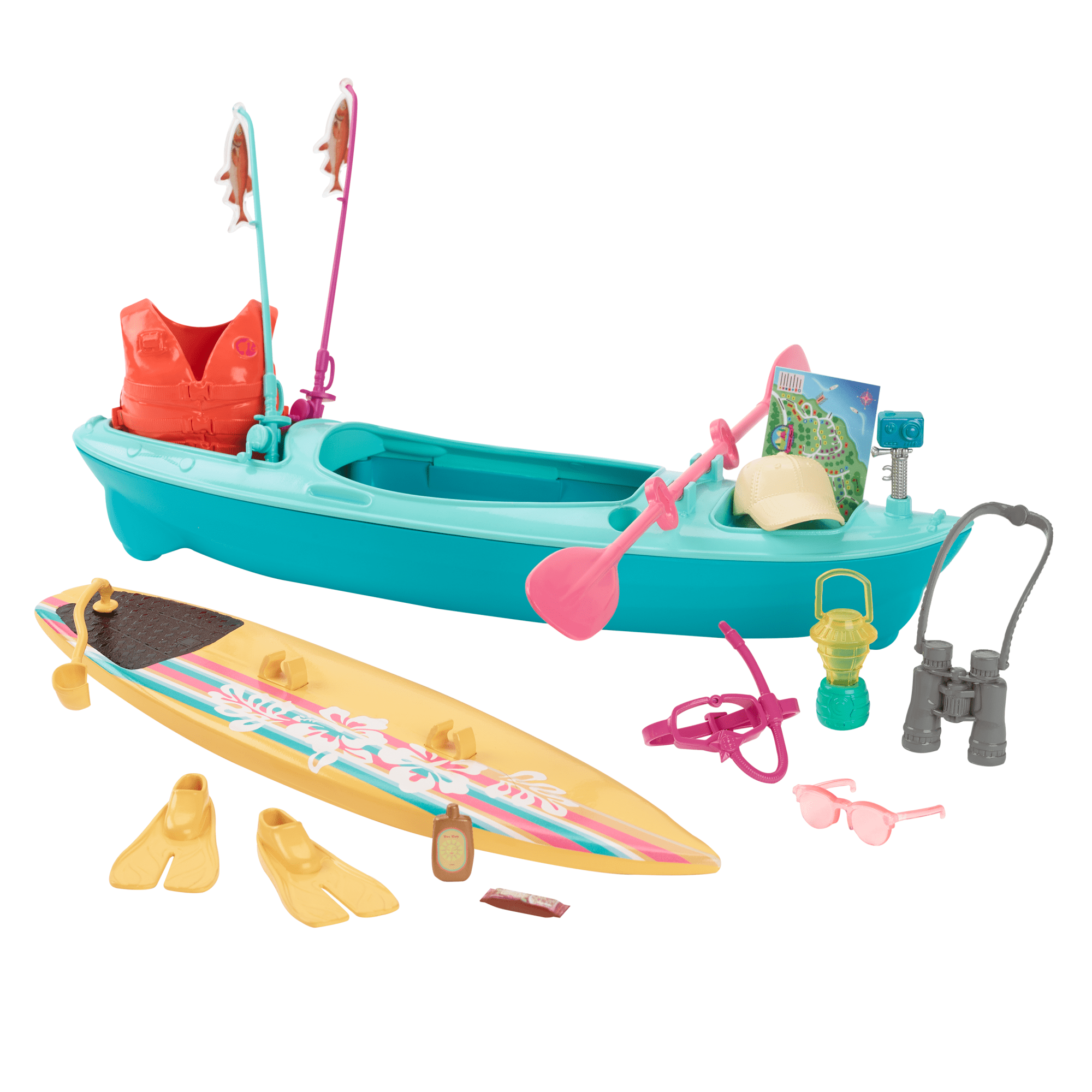 Barbie World Kayak & Surf Playset | Mattel