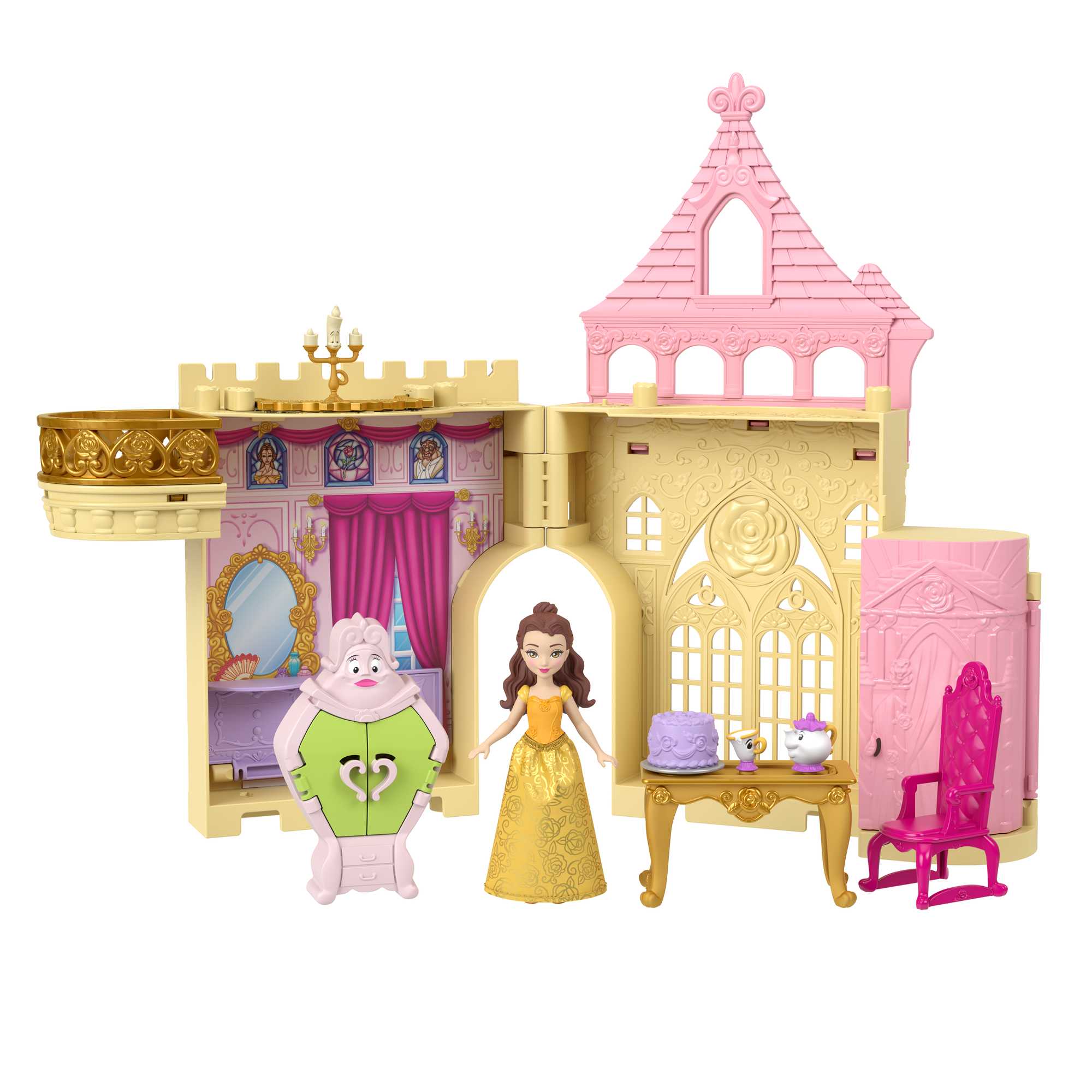 Disney Princess STORYTIME STACKERS Belle's Castle | Mattel