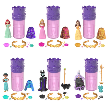 Disney Princess ROYAL COLOR REVEAL Assortment Princess vs Villains ...