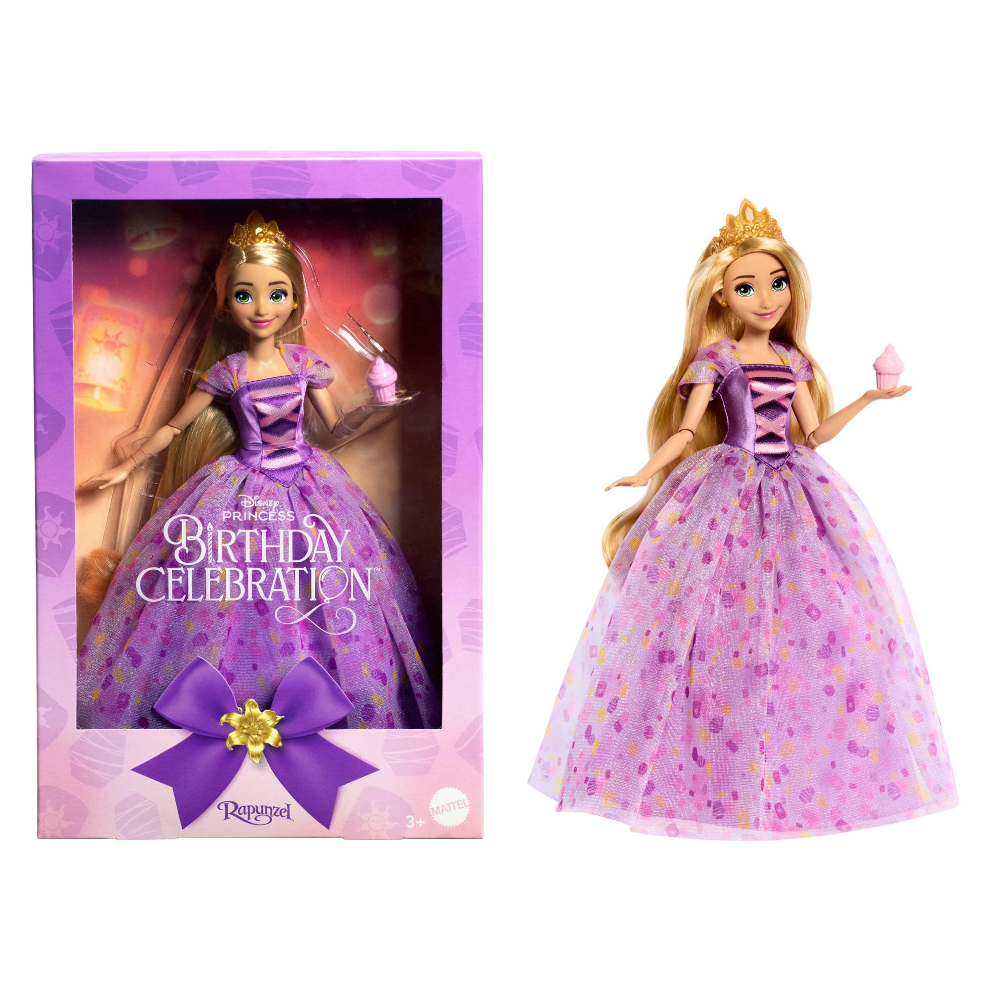 Disney Princess Birthday Celebration Rapunzel Doll Mattel