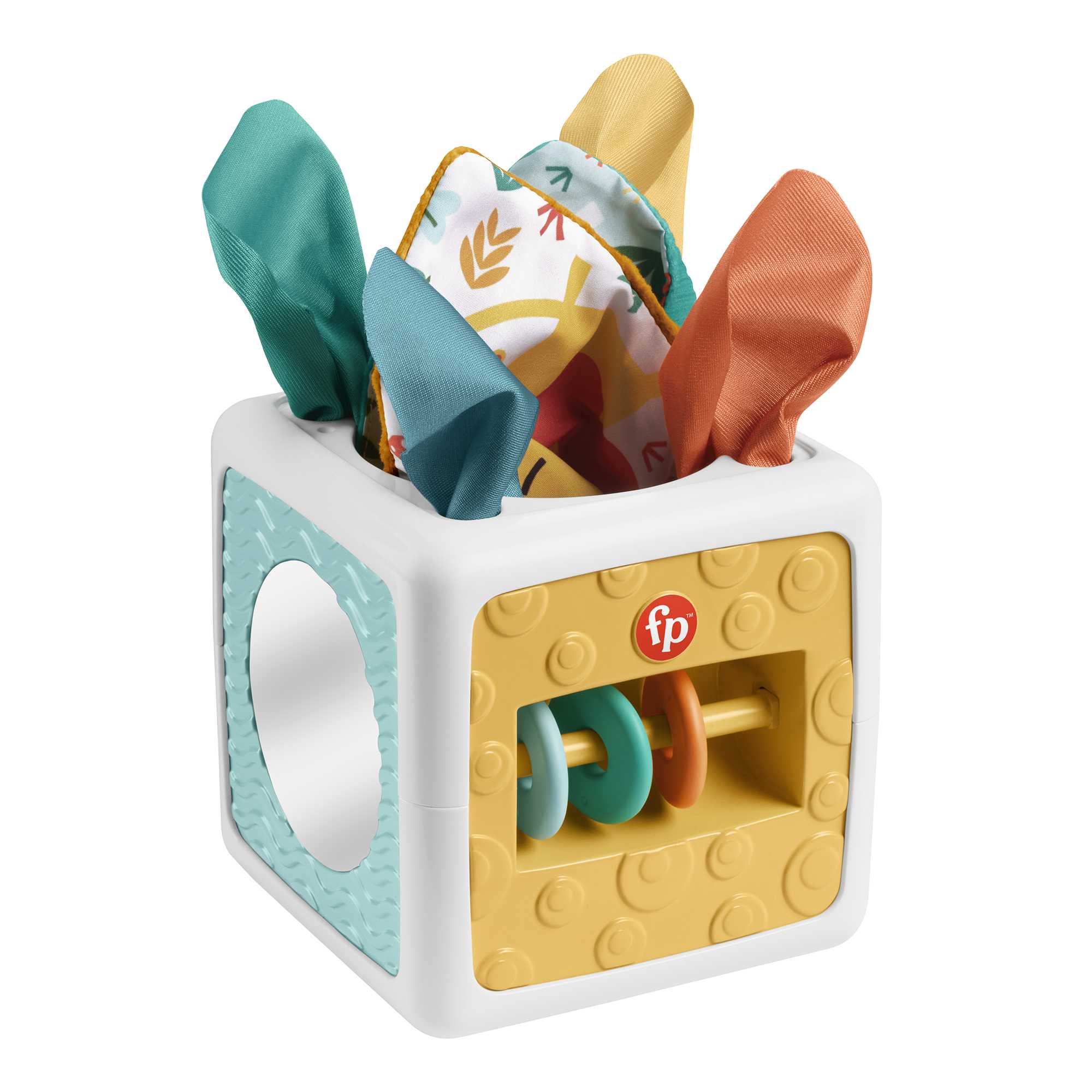 Fisher-Price Tissue Fun Activity Cube | Mattel