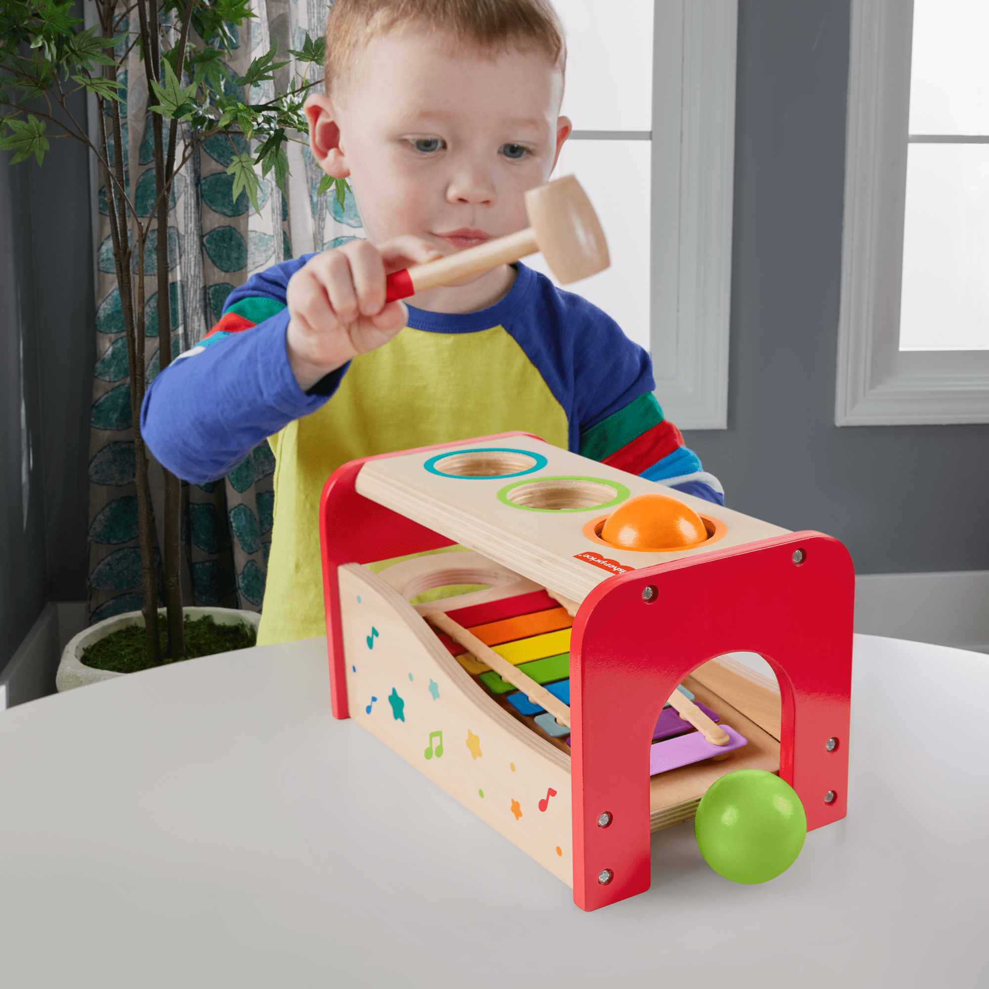 Fisher-Price Xylophone Bim Bam, instrument de musique, 6éléments | Mattel