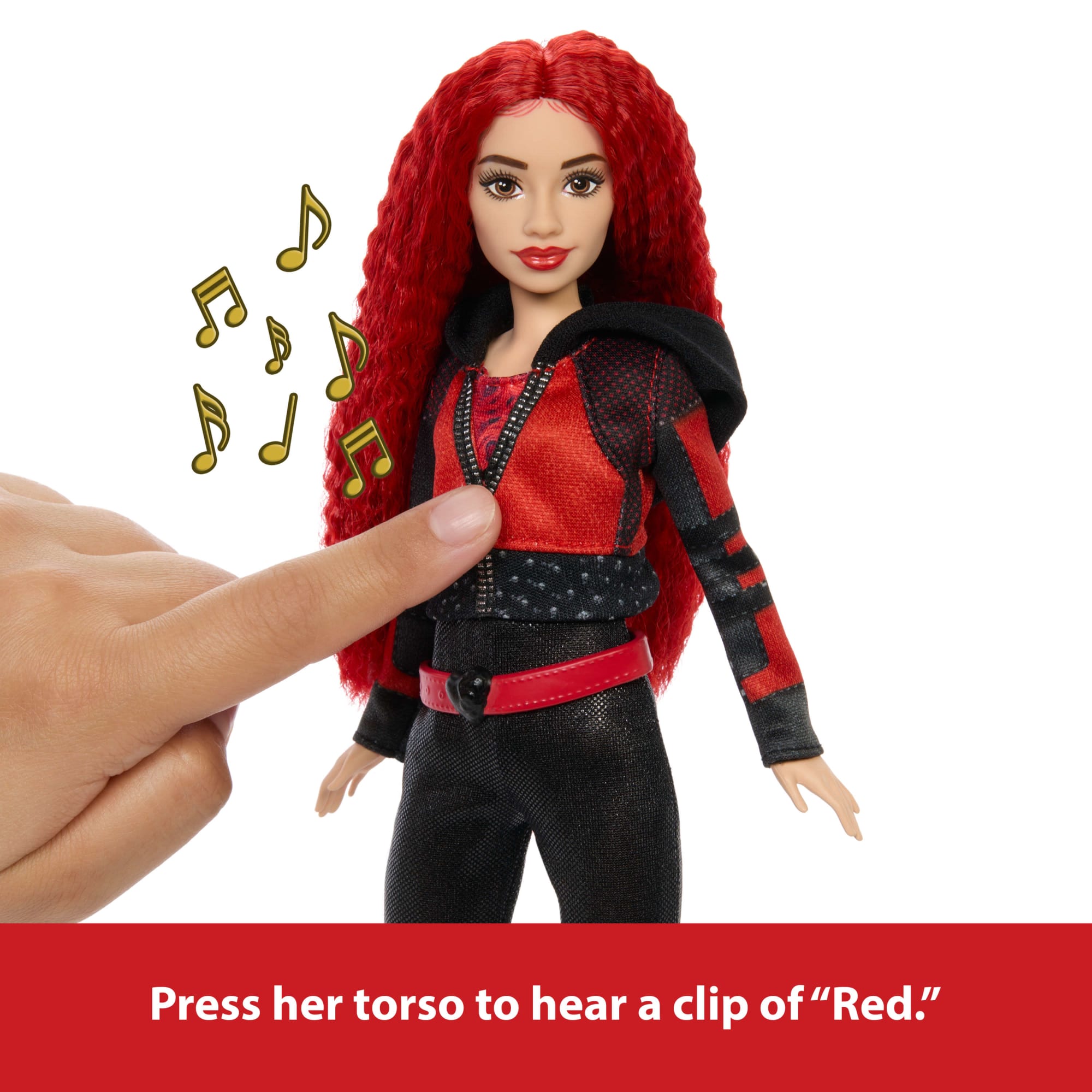 Disney Descendants: The Rise of Red Singing Red Doll | MATTEL