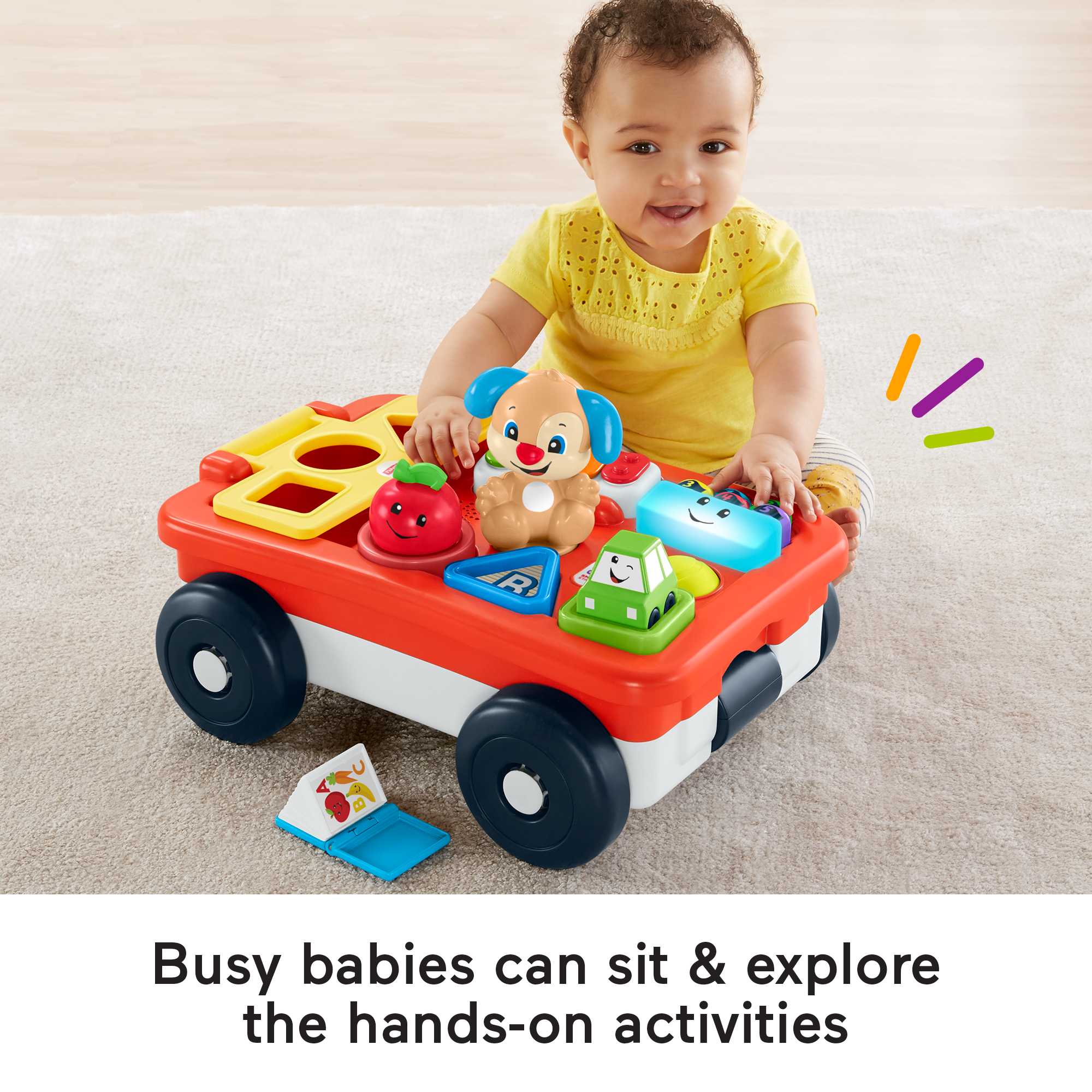 Fisher-Price Laugh & Learn Pull & Play Learning Wagon | Mattel