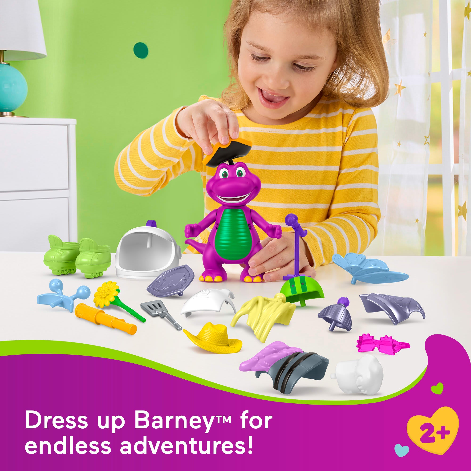 Fisher-Price Barney's World Dress Up Barney | Mattel