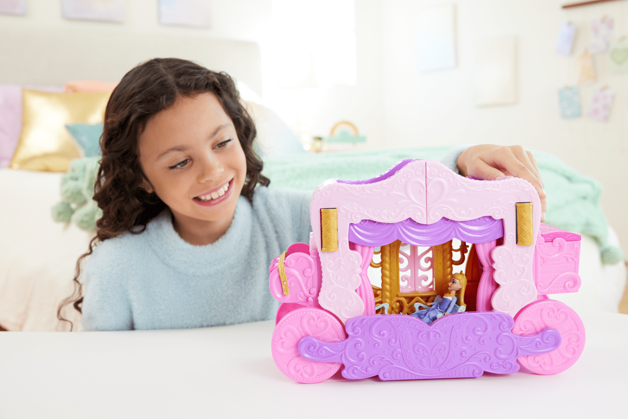 Disney Princess CARRIAGE TO CASTLE PLAYSET | Mattel
