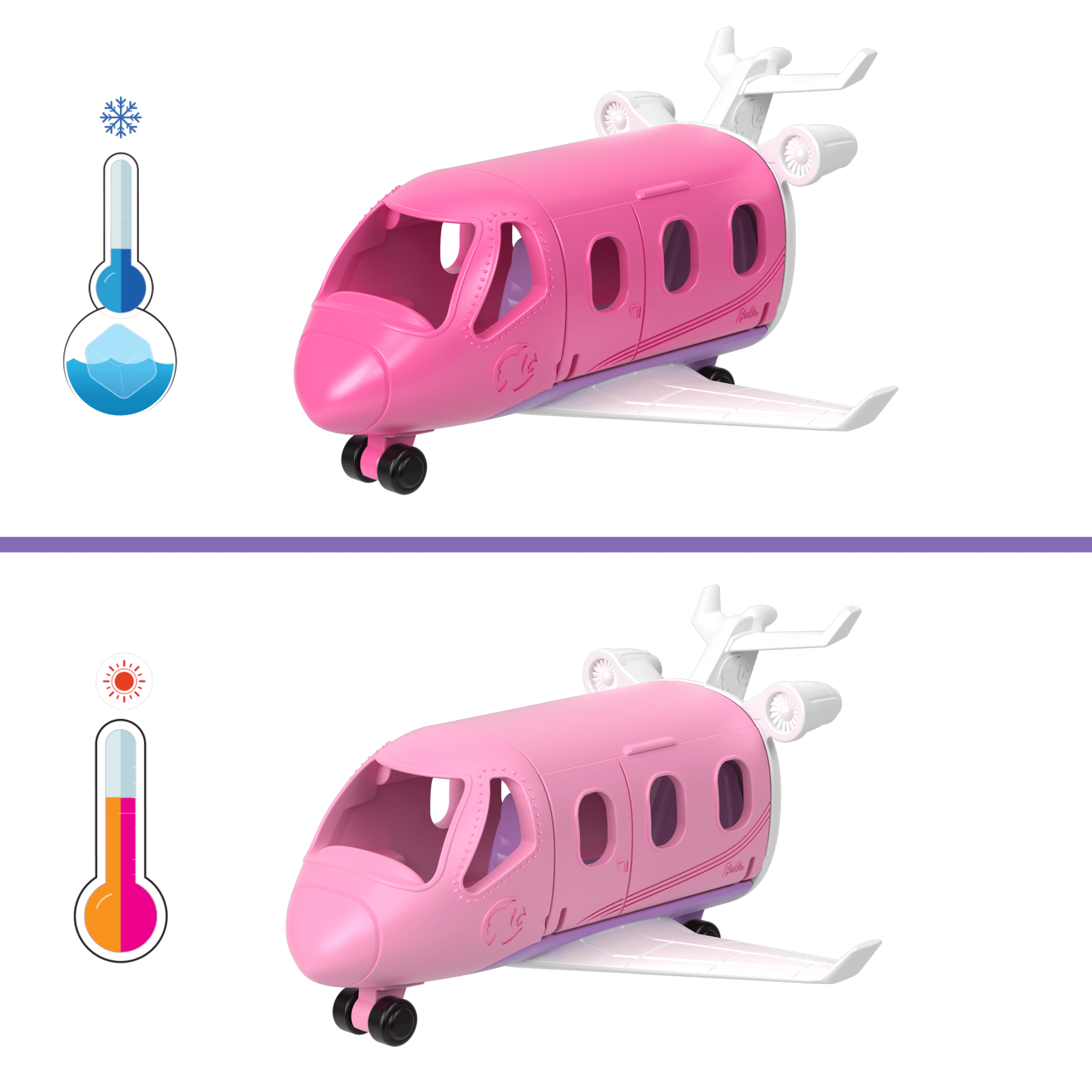 Barbie-Avion de Rêve Mini-BarbieLand-Coffret avec avion et poupée | Mattel