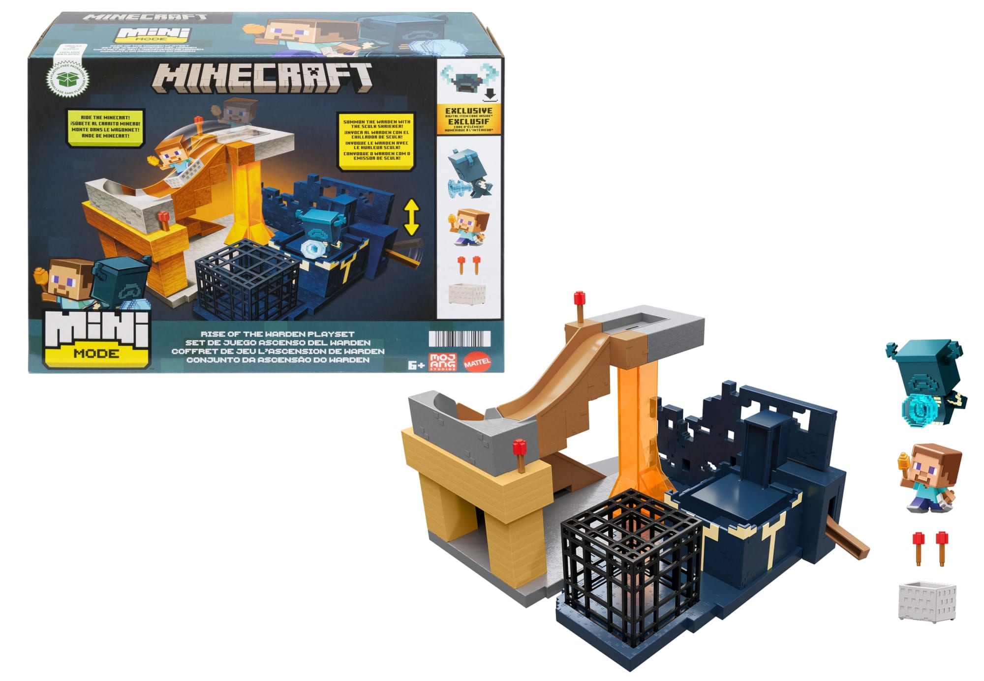 MINECRAFT MINI MODE Rise of the Warden Playset | Mattel