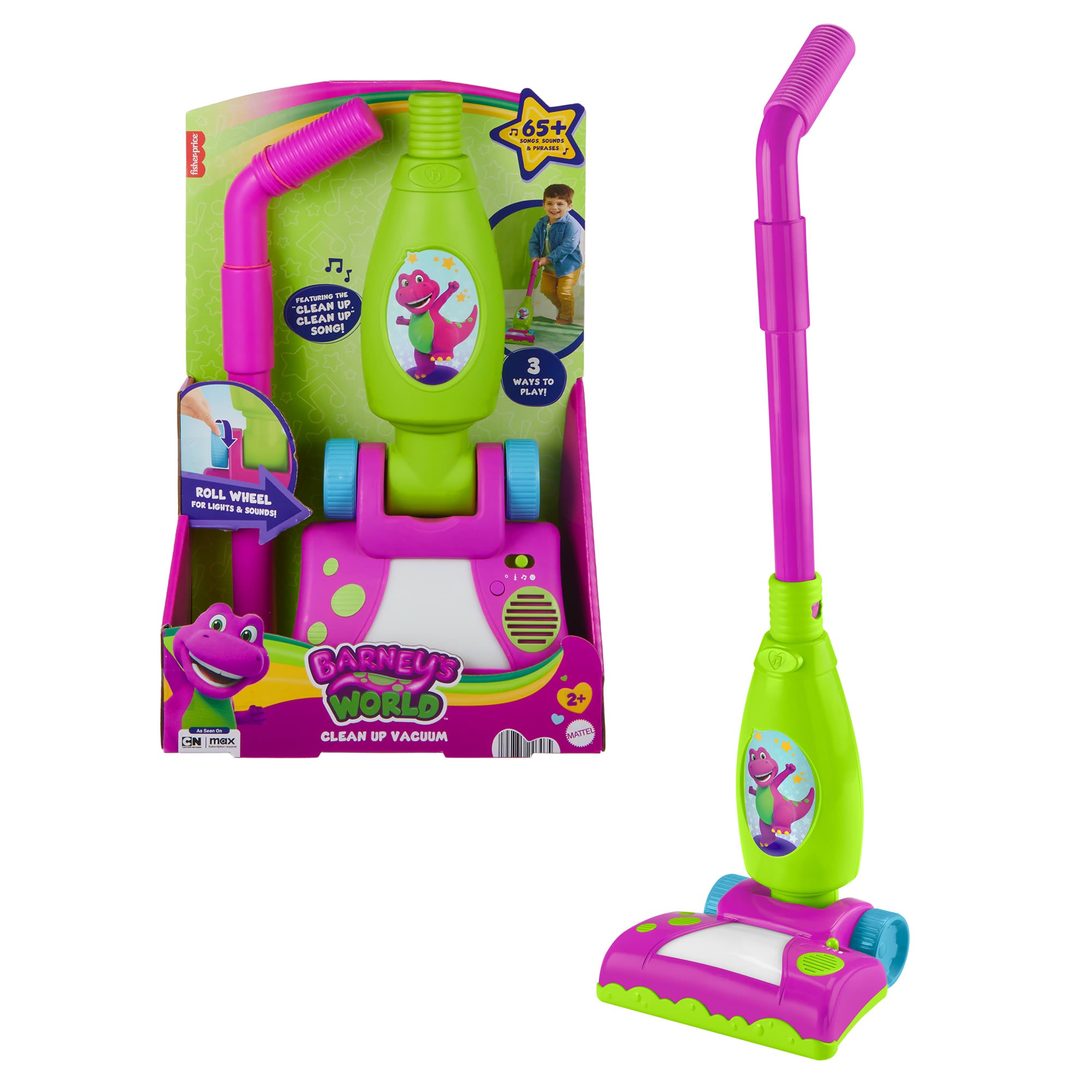 Fisher-Price Barney's World Clean Up Vacuum | Mattel