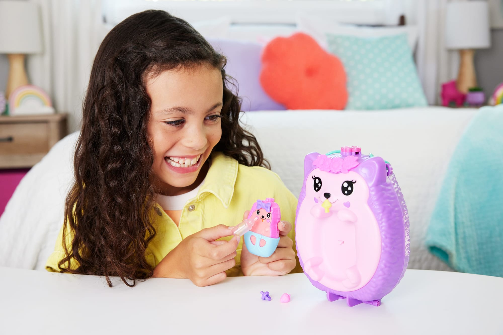 Polly Pocket Hedgehog Mom & Baby | Mattel