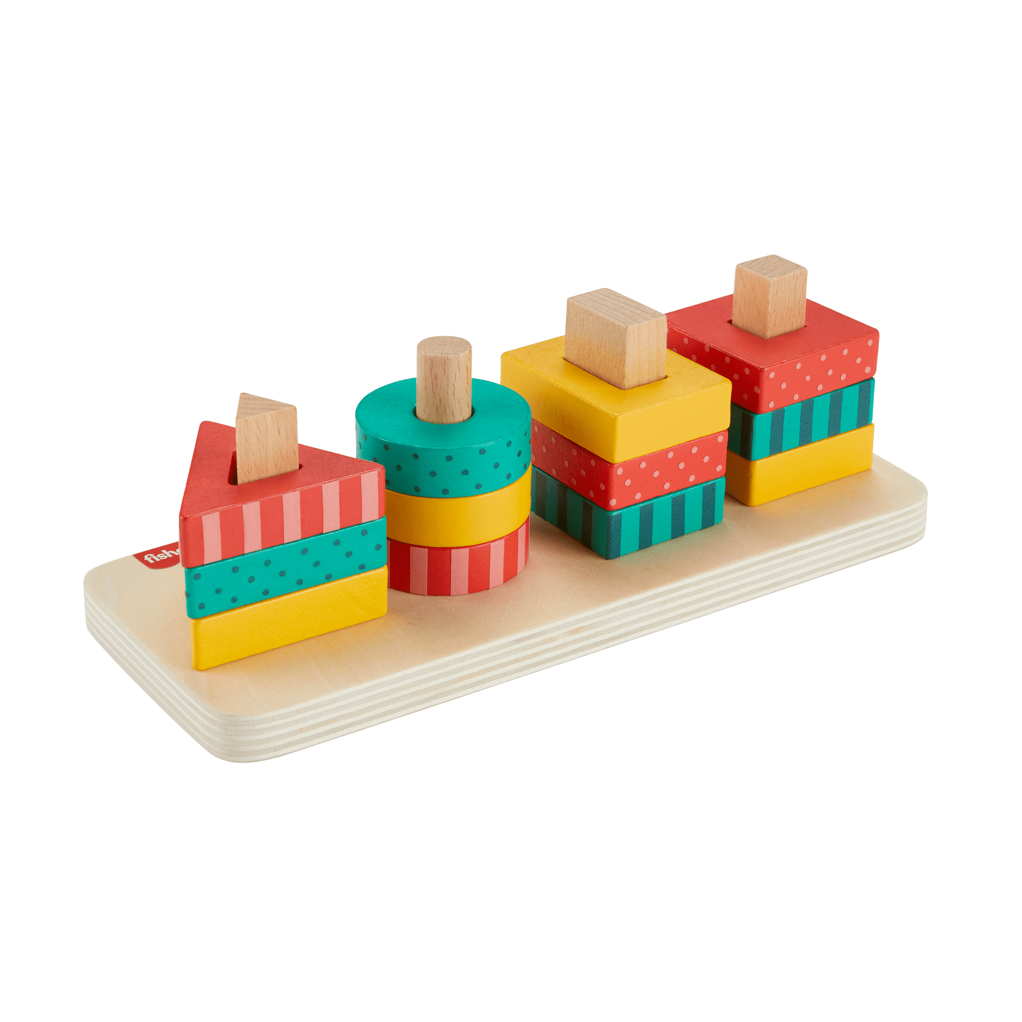 Fisher-Price Wooden Shape Stacker | Mattel