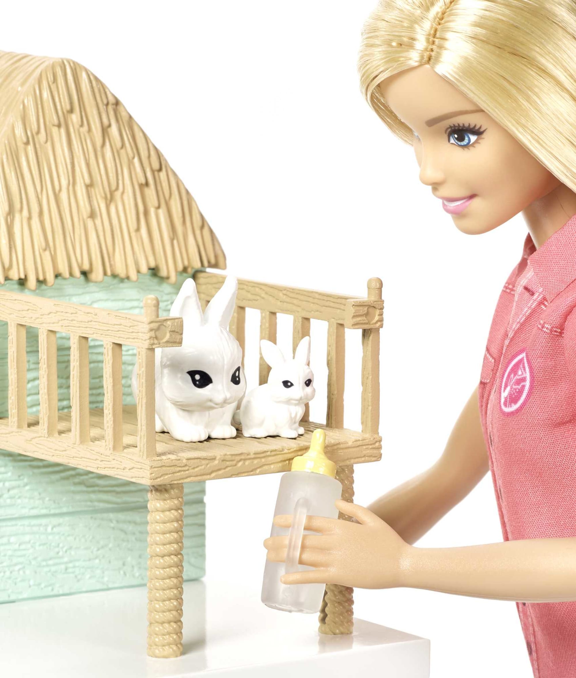 Barbie Pet Rescue Center 8 Animals & Accessories Doll Playsets | Mattel