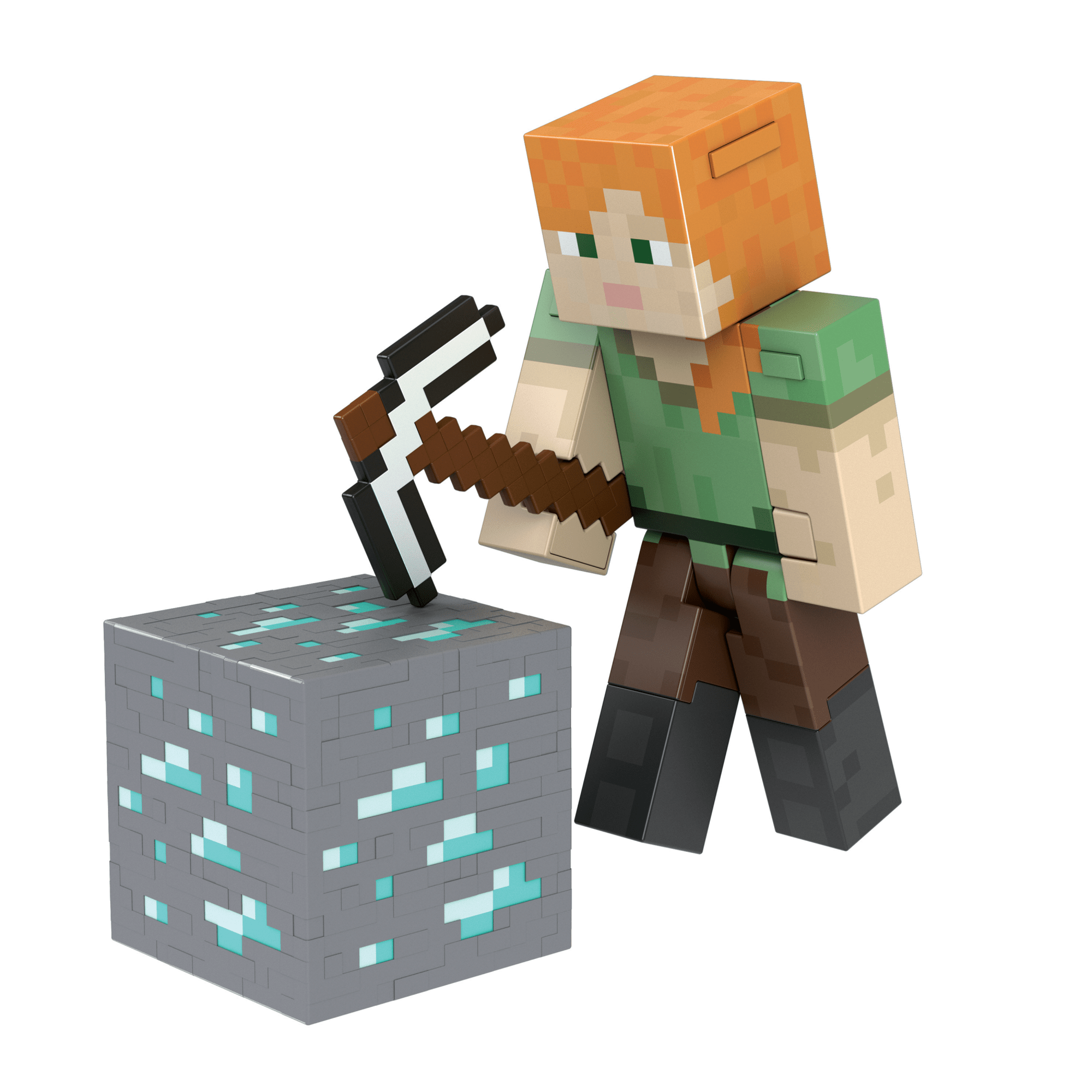 Minecraft Diamond Figura de Acción Alex Coleccionable 5.5"