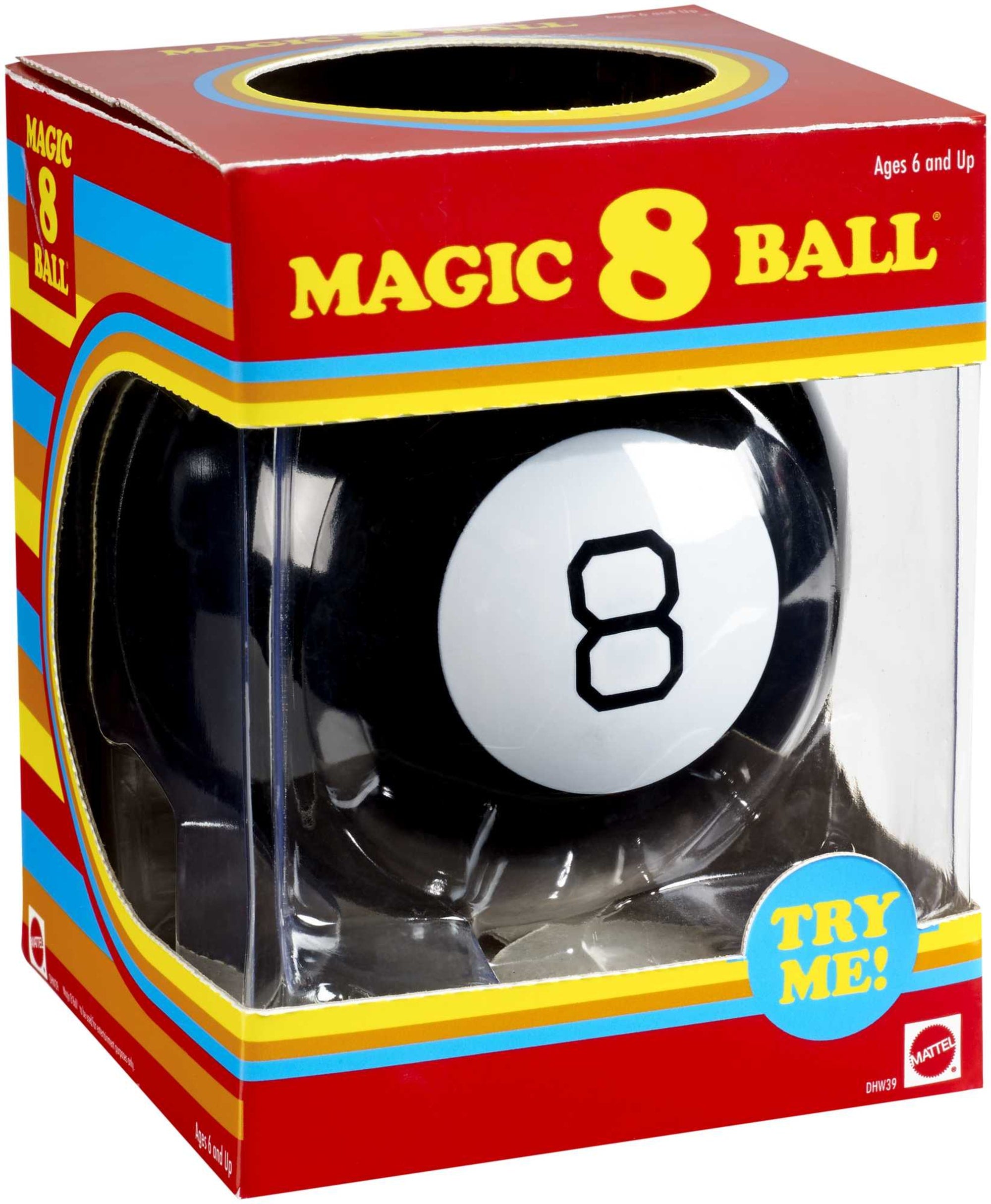 Magic 8 Ball Retro Edition Novelty Fortune-Telling Toy | Mattel