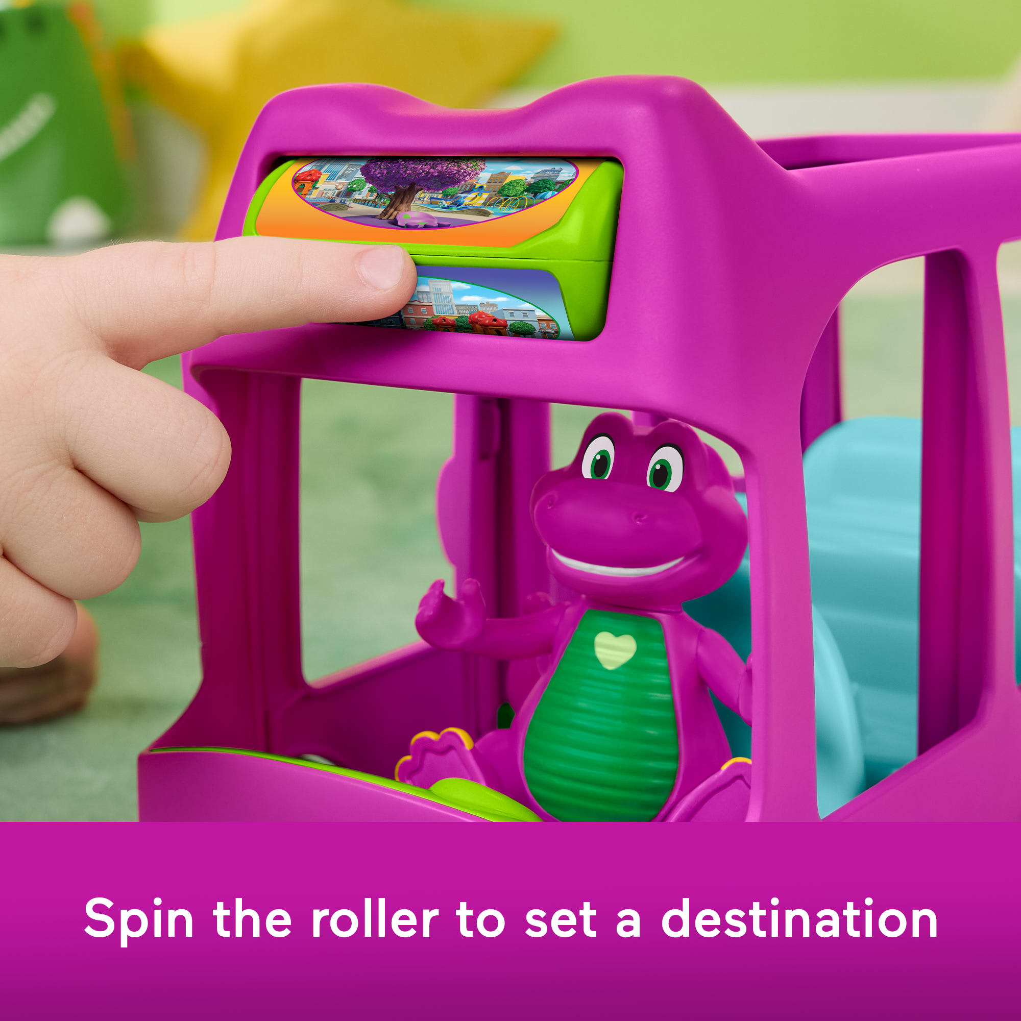 Fisher-Price Barney's World Adventure Bus | Mattel