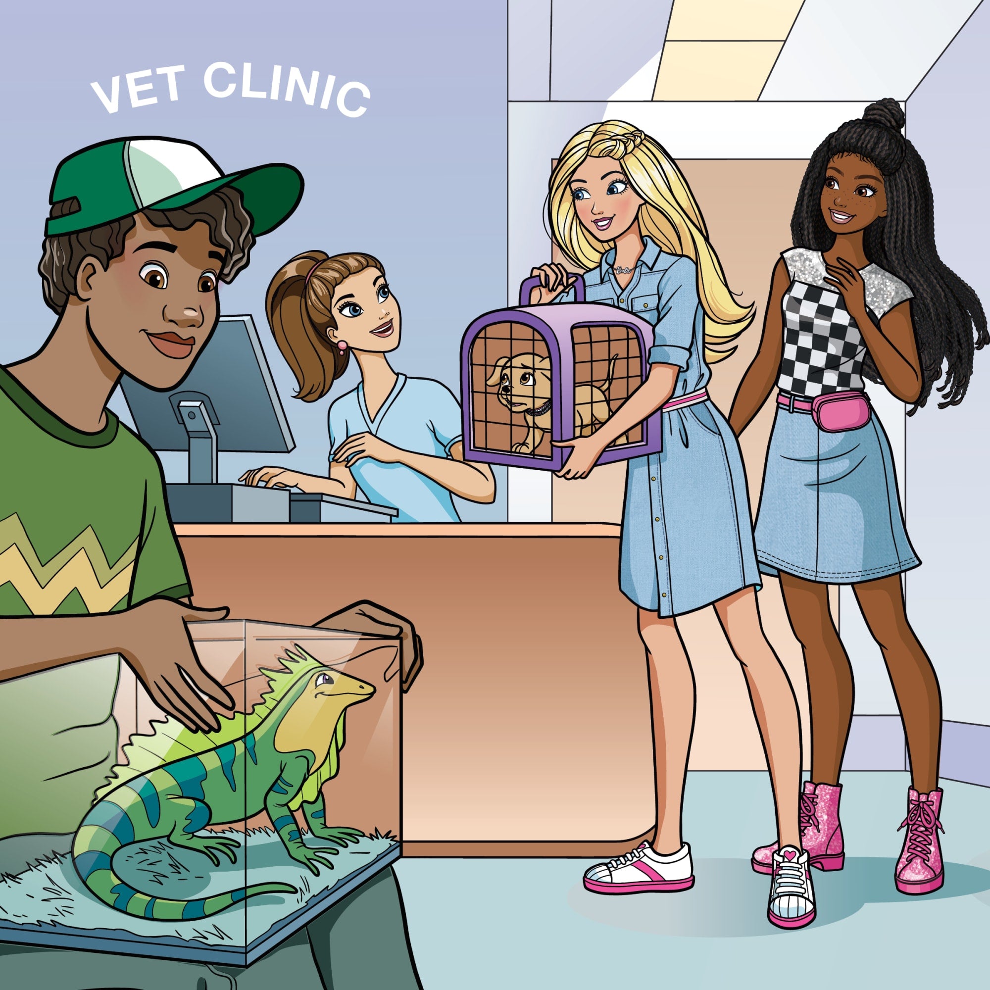 Barbie: You Can Be a Pet Vet Sticker Book (Ages 3-7) | Mattel