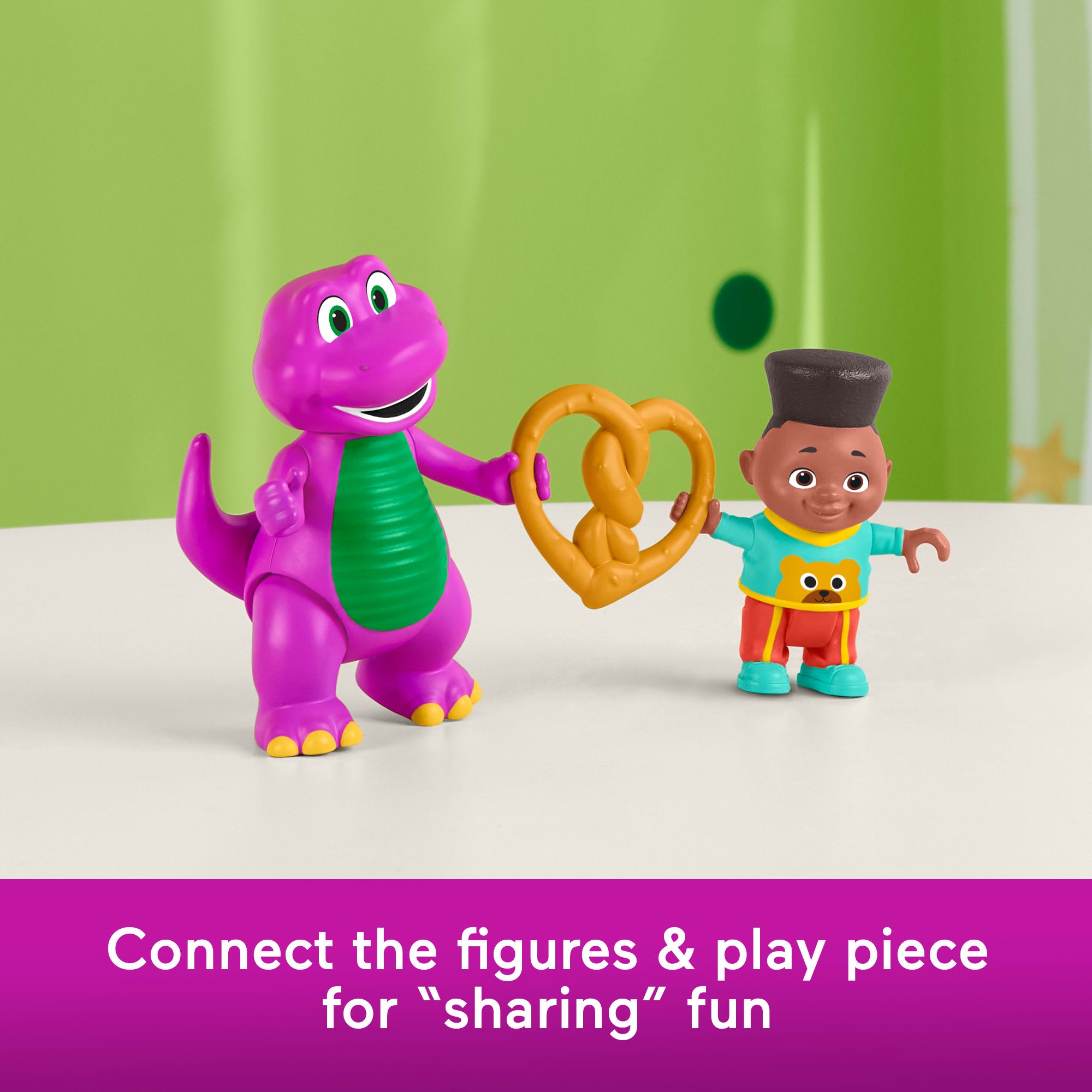 FISHER-PRICE BARNEY'S WORLD BARNEY & BARNEY'S Friend David | Mattel