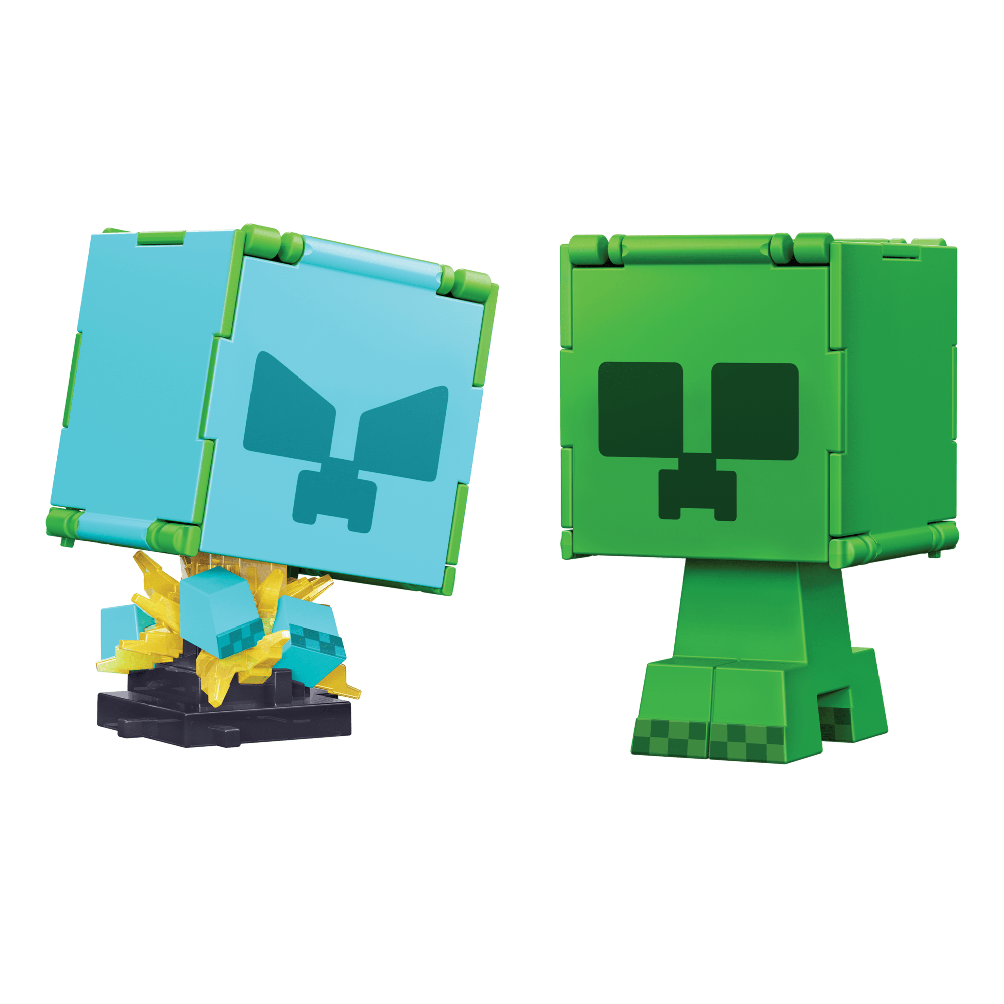 Minecraft Vanilla Figura de Acción Flippin' de 3.75" Creeper + Creeper ...