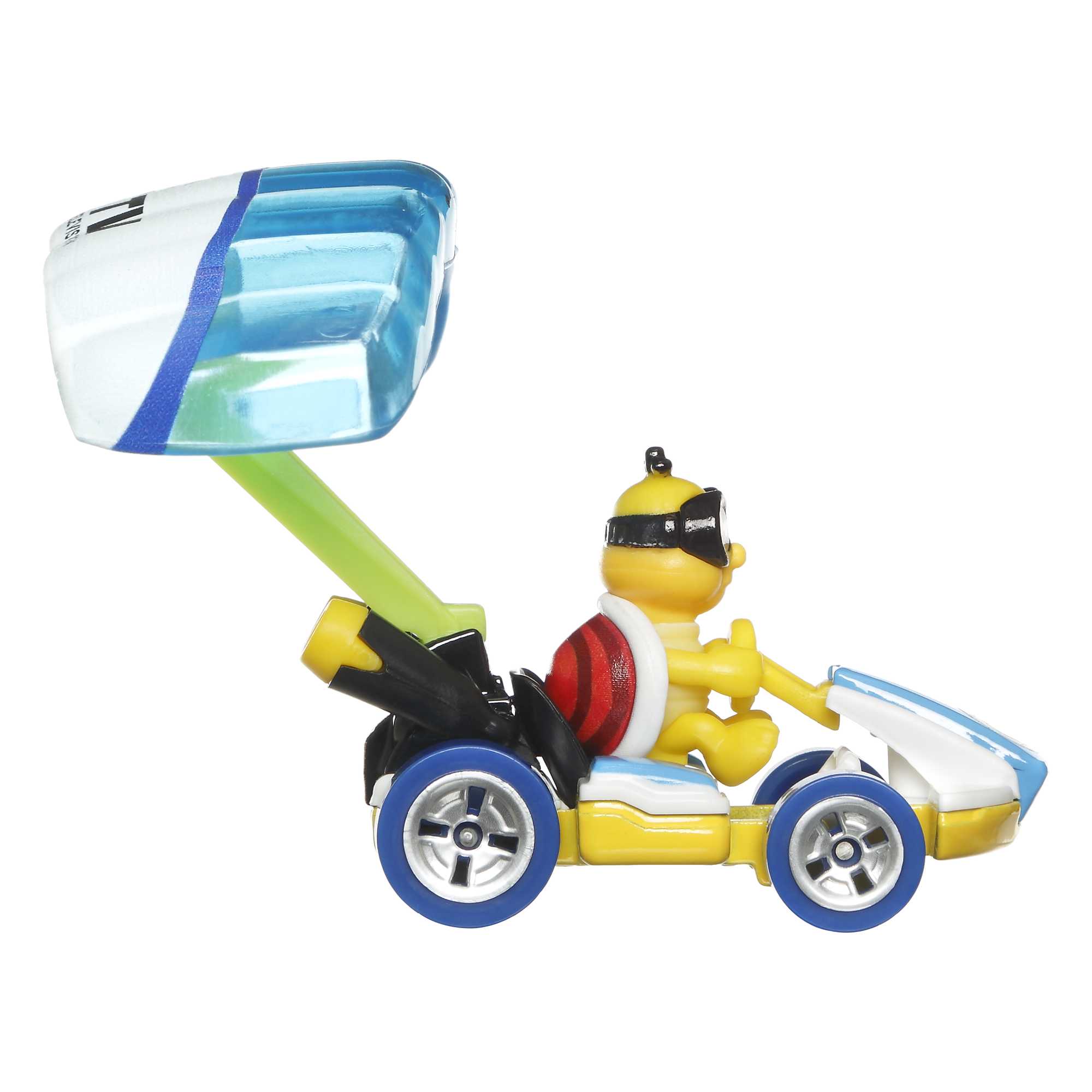 Hot Wheels Mario Kart Vehículo de Juguete Lakitu Estándar Kart con ...