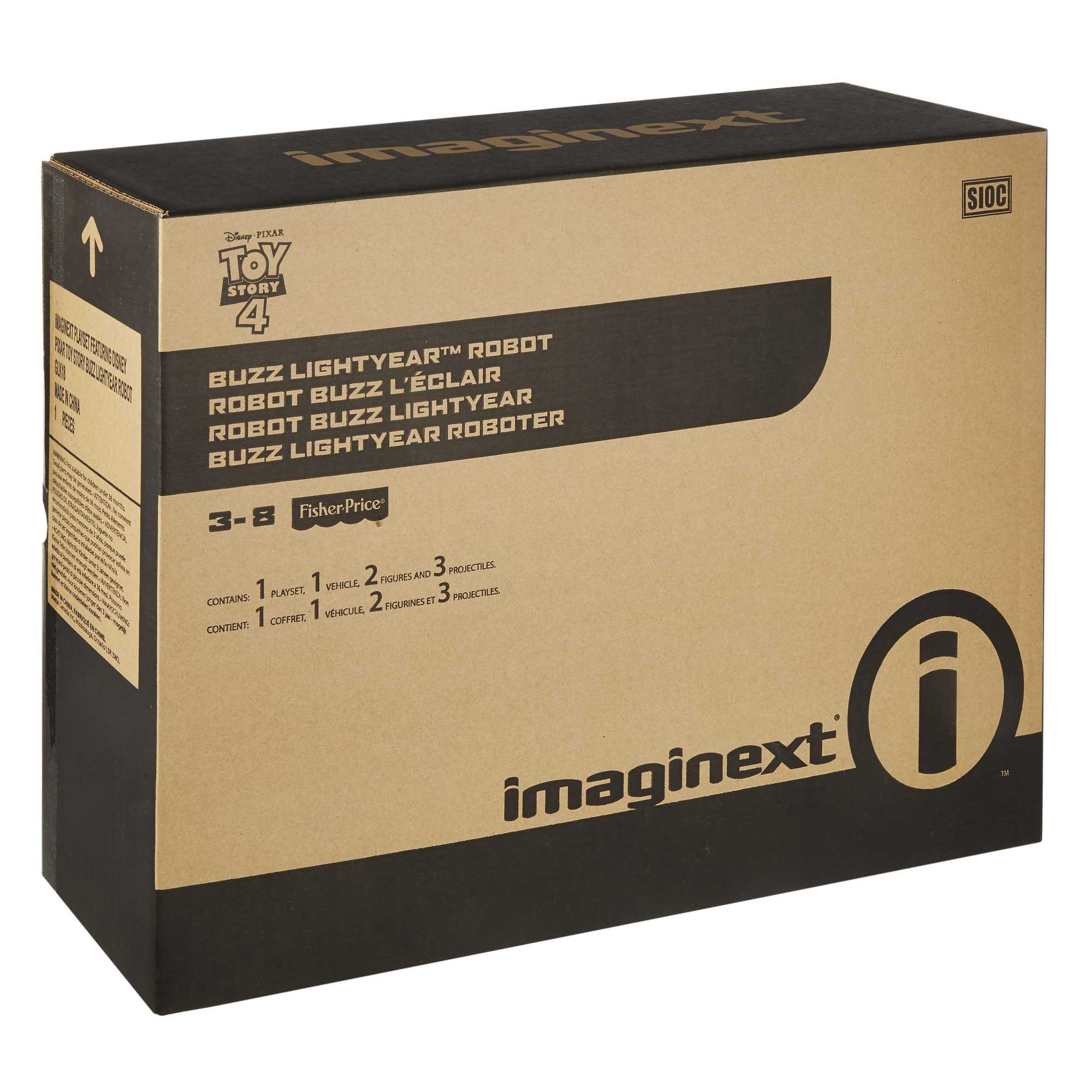 Imaginext playset featuring DisneyPixar Toy Story Buzz Lightyear Robot ...