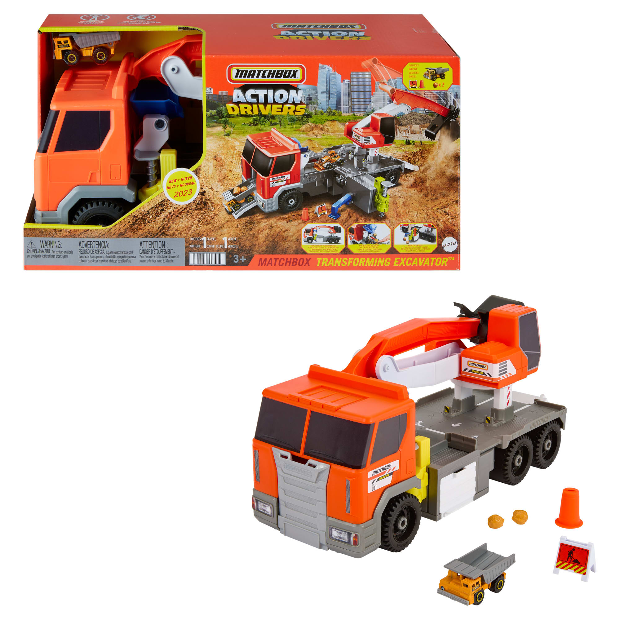 Matchbox Transforming Excavator | Mattel