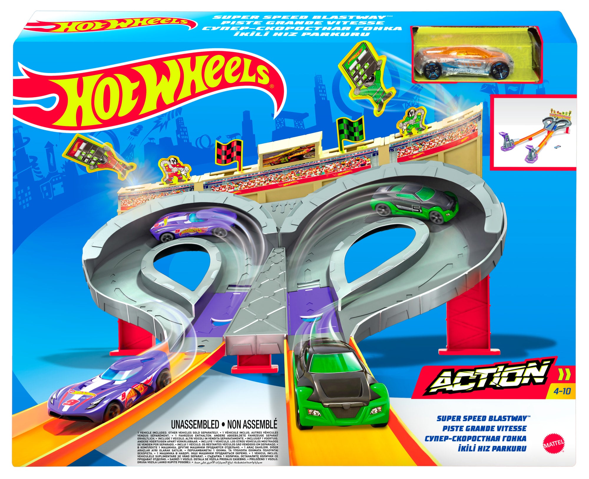 HOT WHEELS SUPER SPEED BLASTWAY Track Set | Mattel