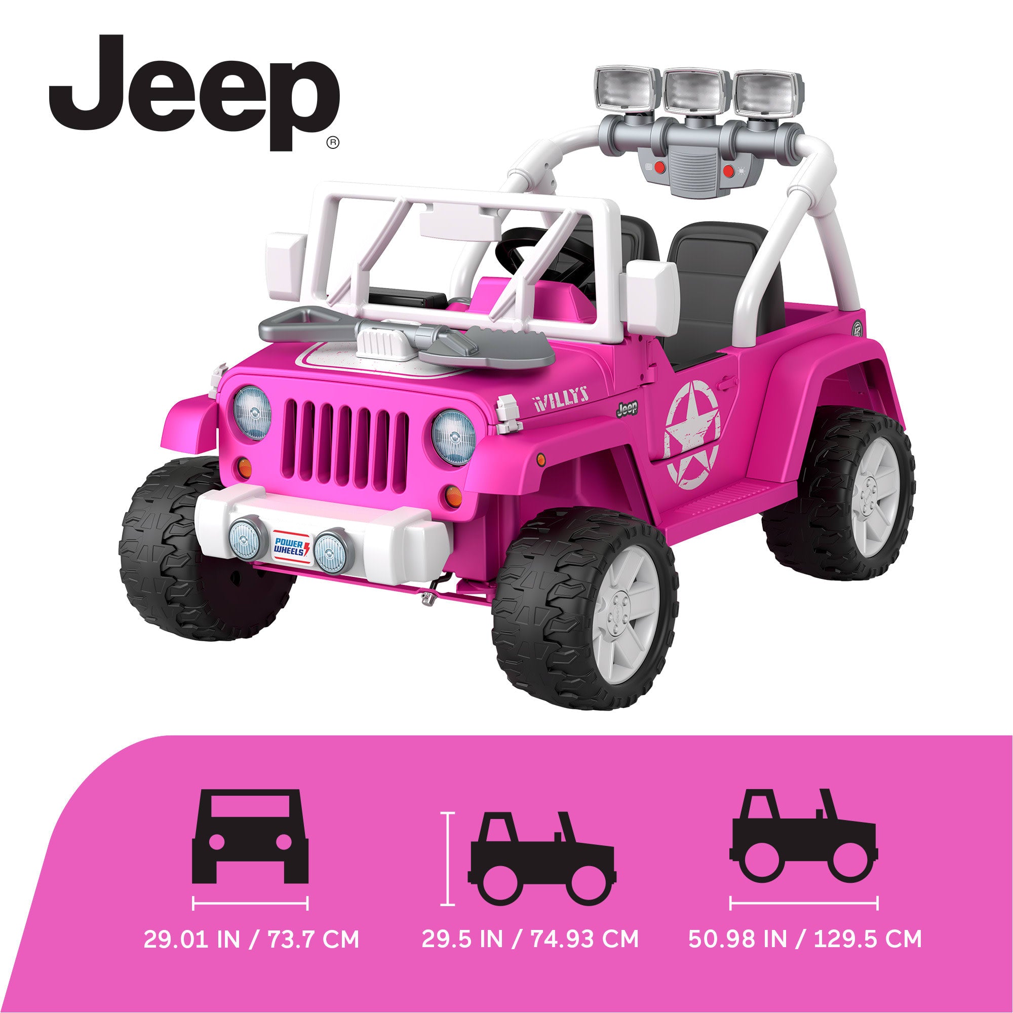 Matchbox Pink Jeep