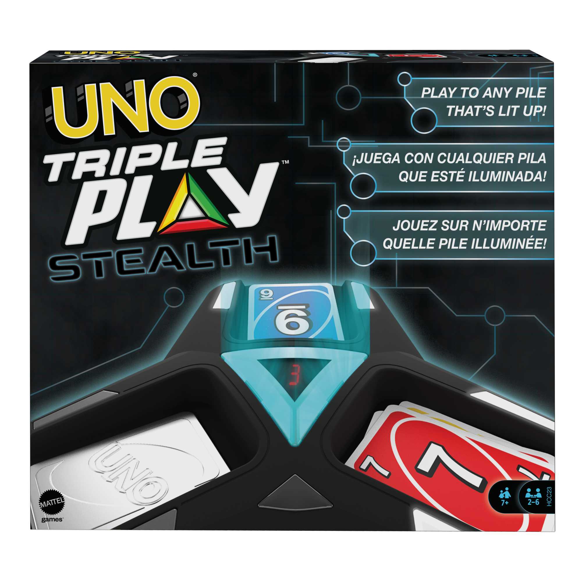 UNO Triple Play Stealth Mattel UNO Triple Play Stealth Mattel
