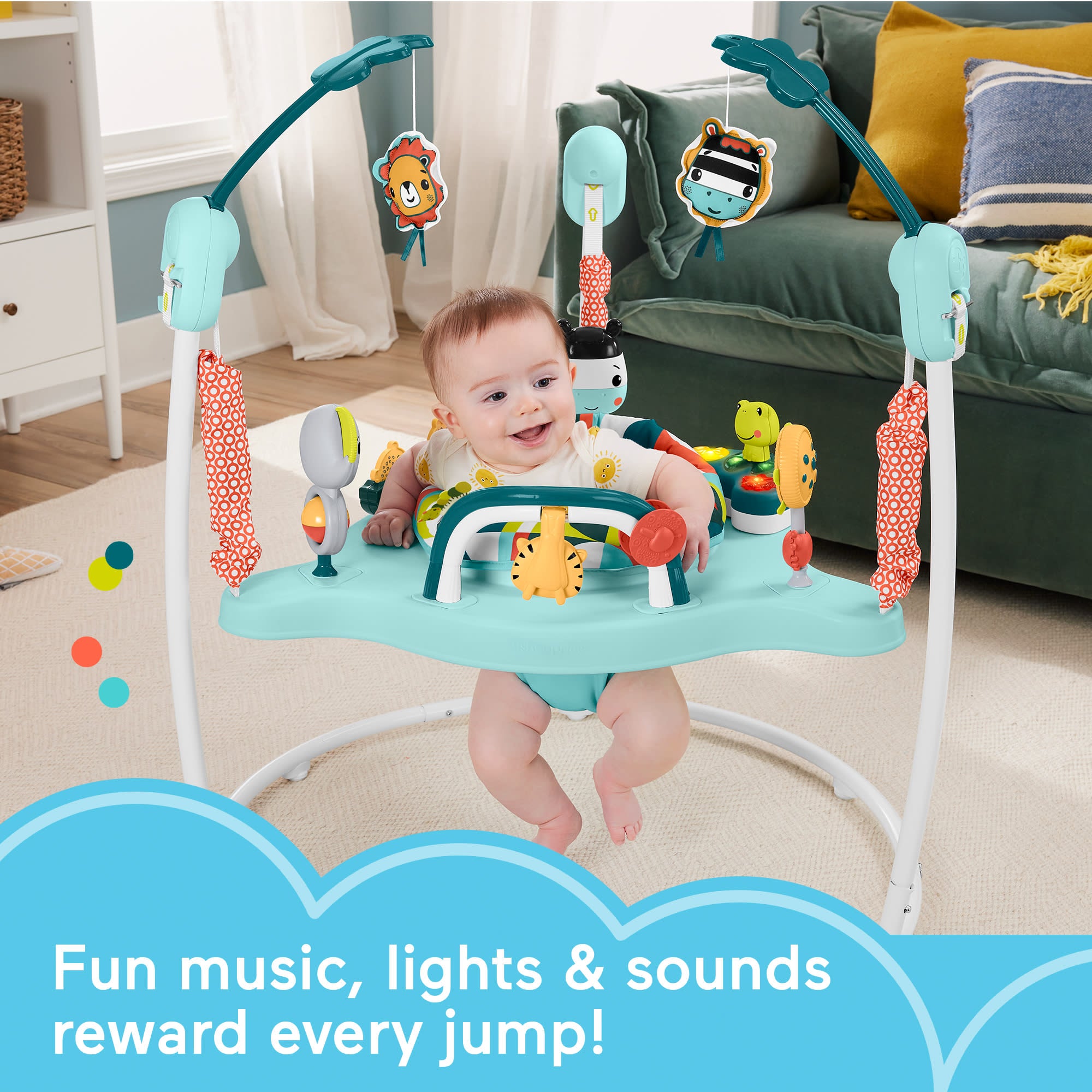 Fisher-Price® Colorful Corners Jumperoo™ | Mattel