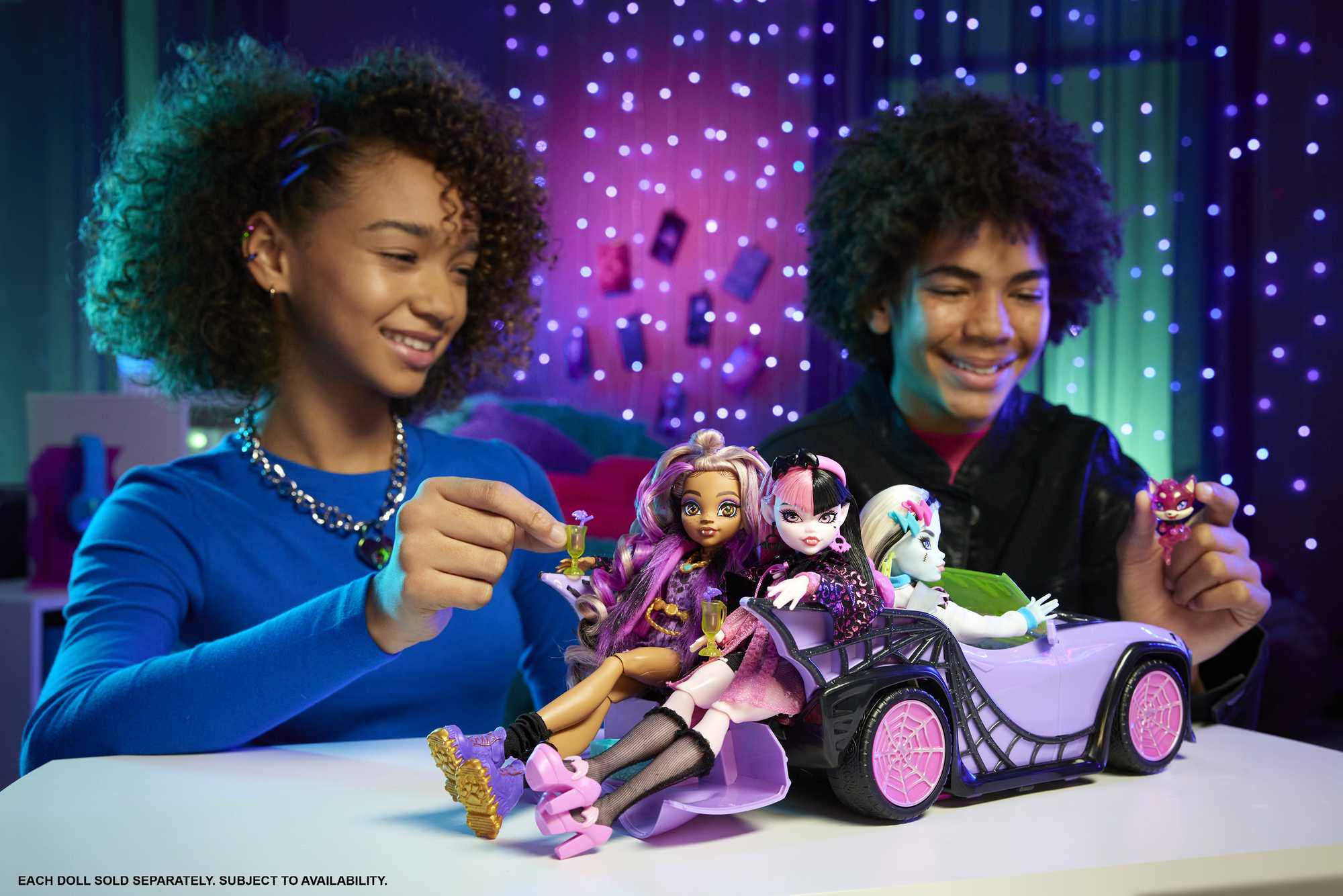 Monster High-Goule Mobile-Voiture avec animal et accessoires | Mattel