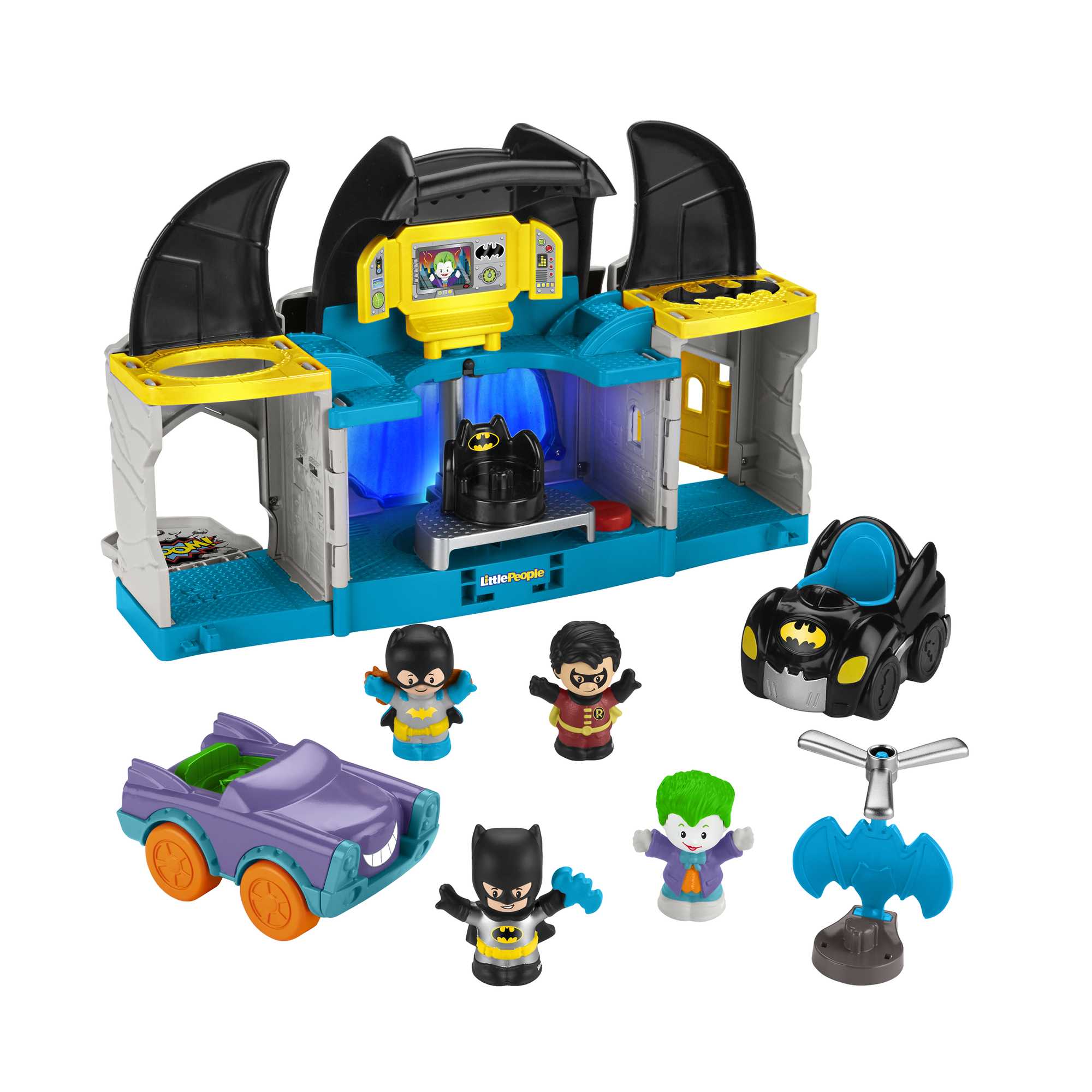 Fisher-Price Little People DC Super Friends Deluxe Batcave | Mattel