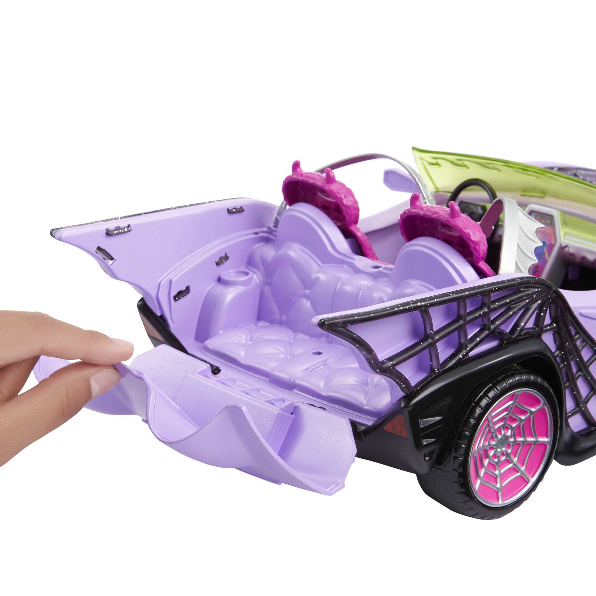 Monster High-Goule Mobile-Voiture avec animal et accessoires | Mattel