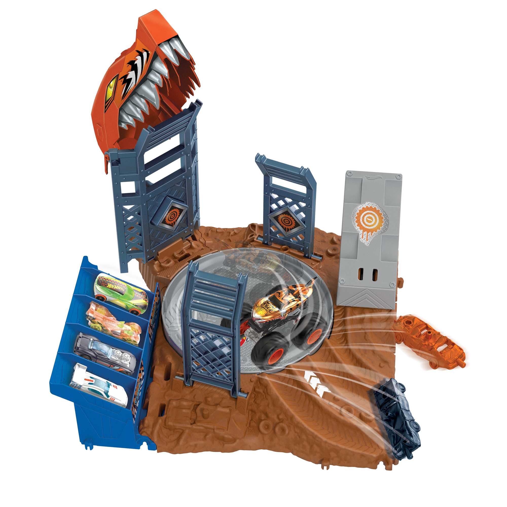 Hot Wheels-Monster Trucks-Compétition de Dérapages-Coffret | Mattel