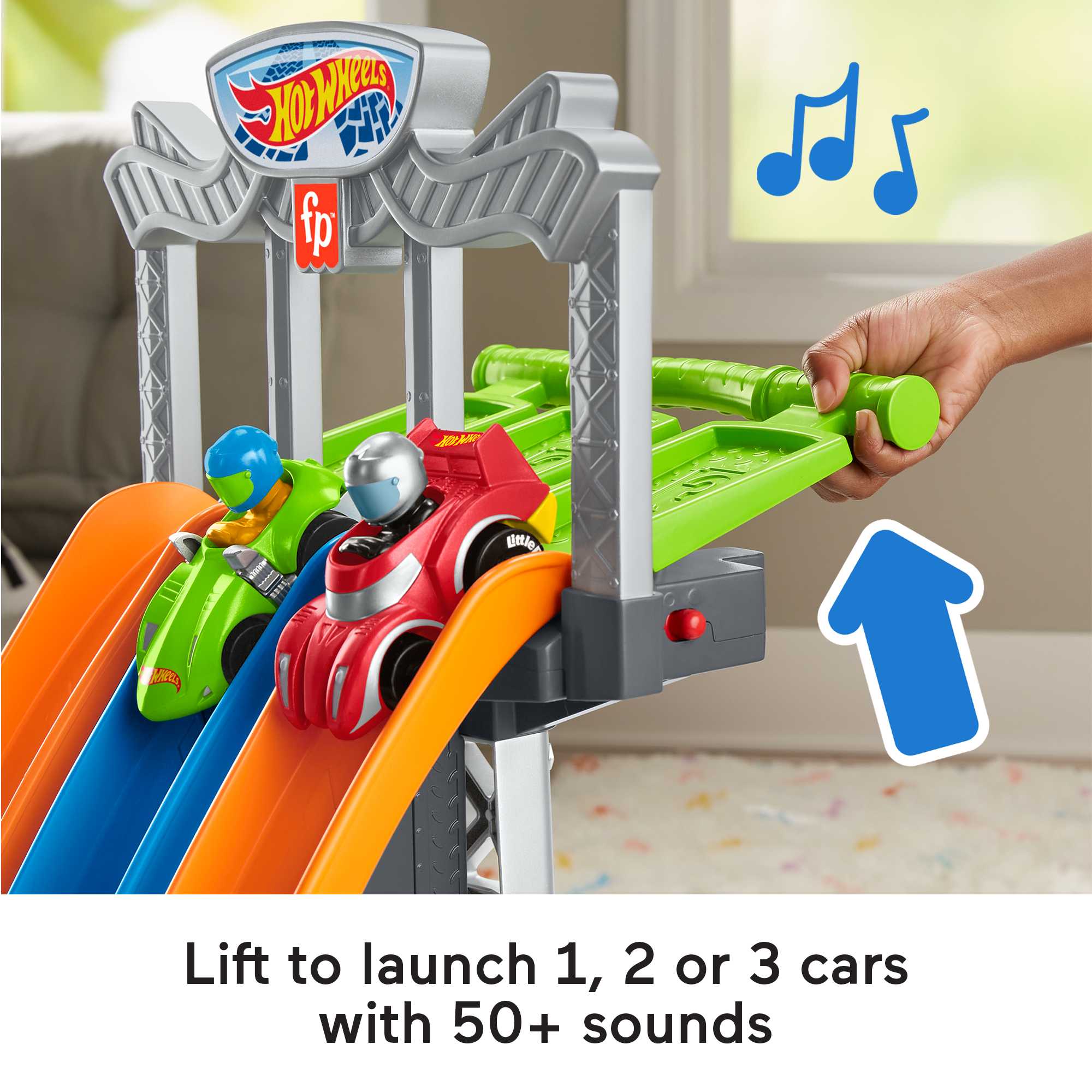 Hot Wheels Racing Loops Tower by Little People | Mattel