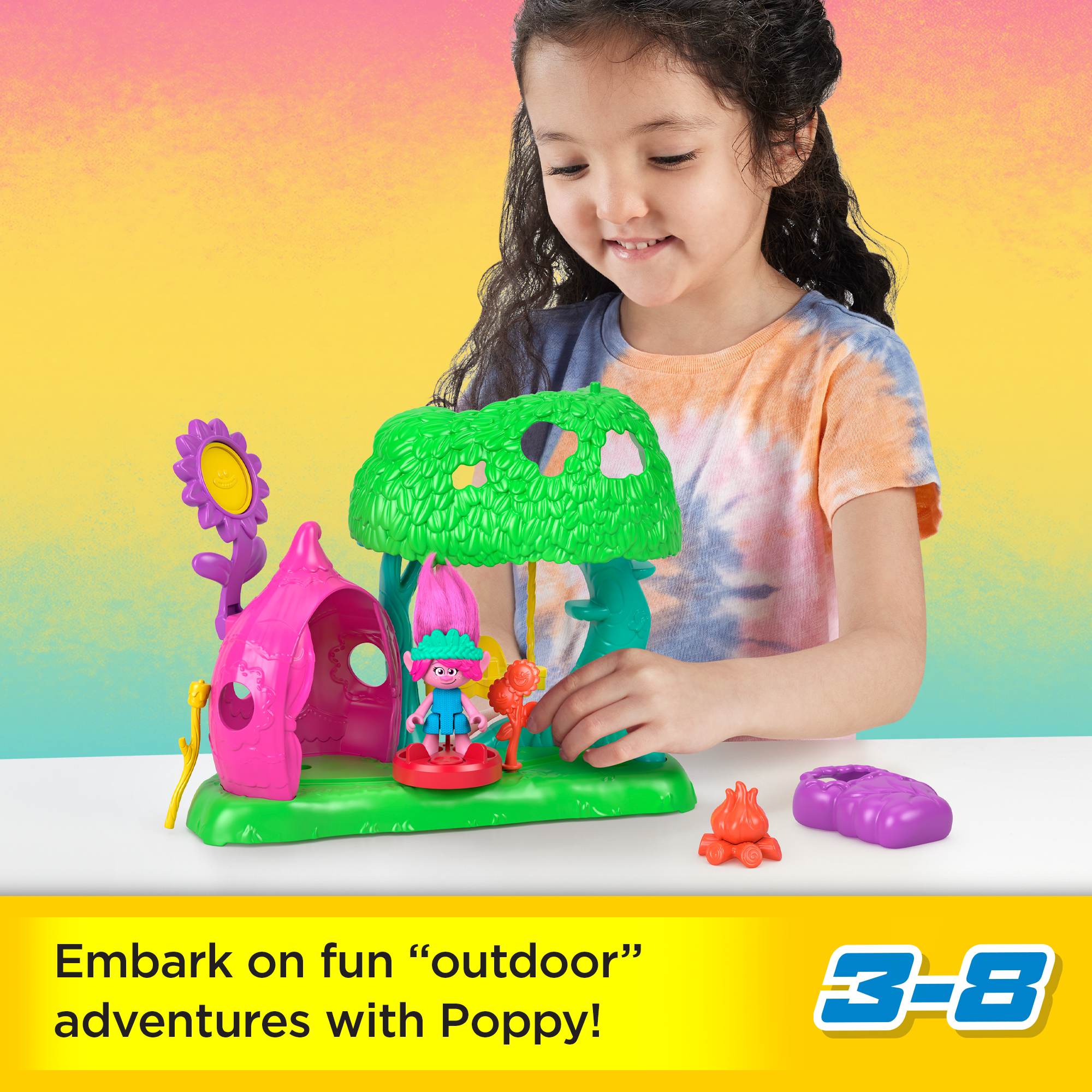 Imaginext DreamWorks Trolls © Flower Fun Campsite | Mattel