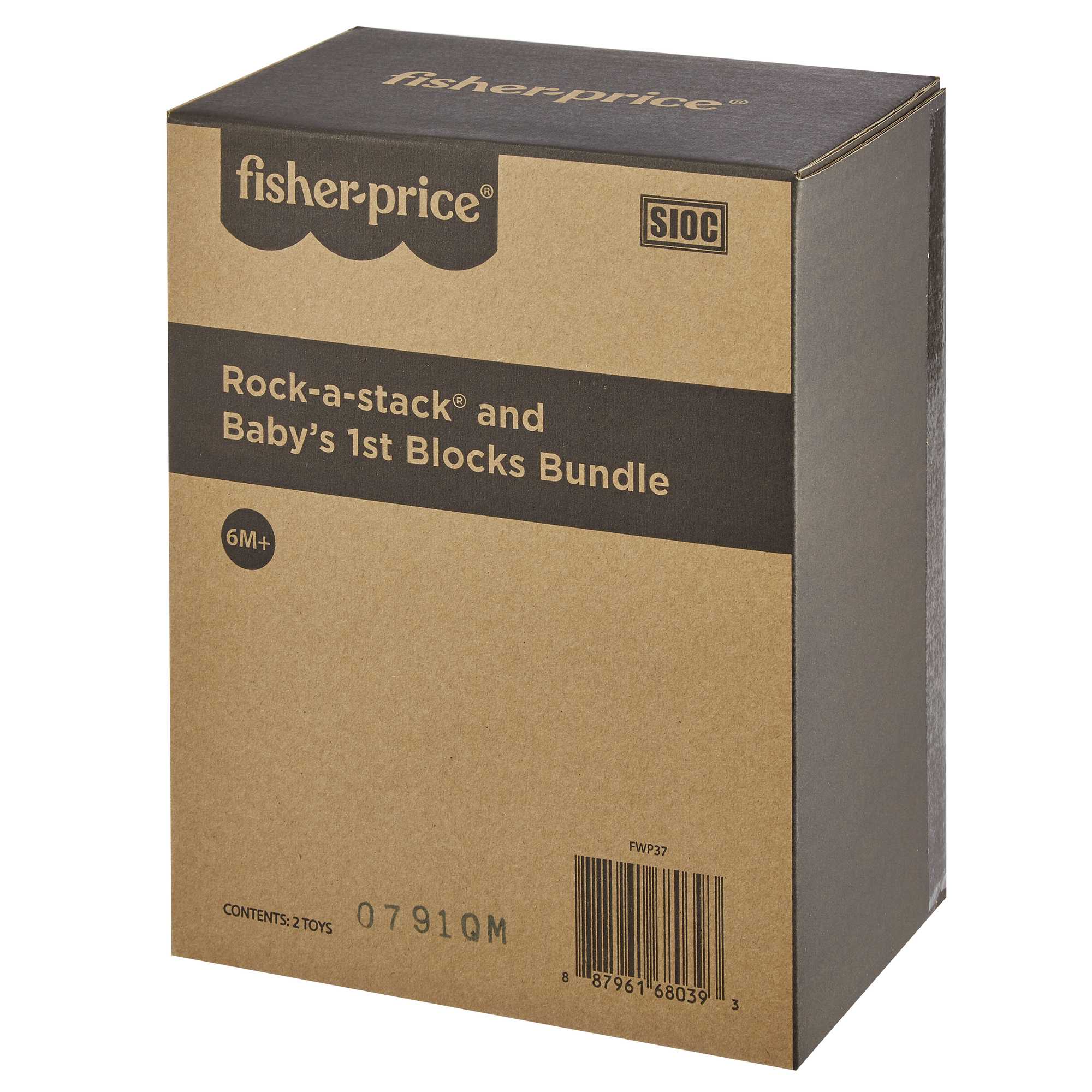 Fisher-Price Rock-A-Stack And Baby'S First Blocks Bundle