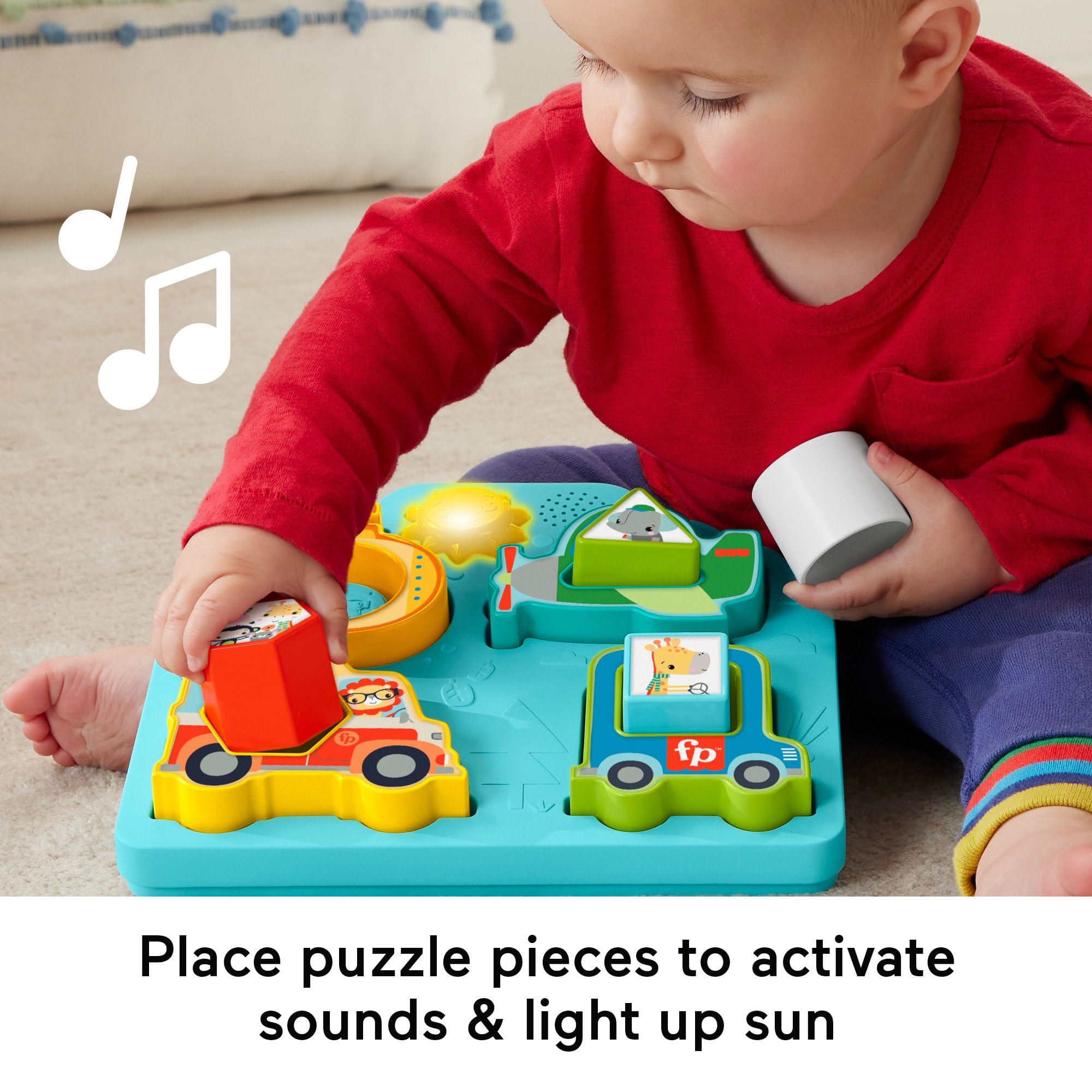 Fisher-Price Shapes & Sounds Vehicle Puzzle | Mattel
