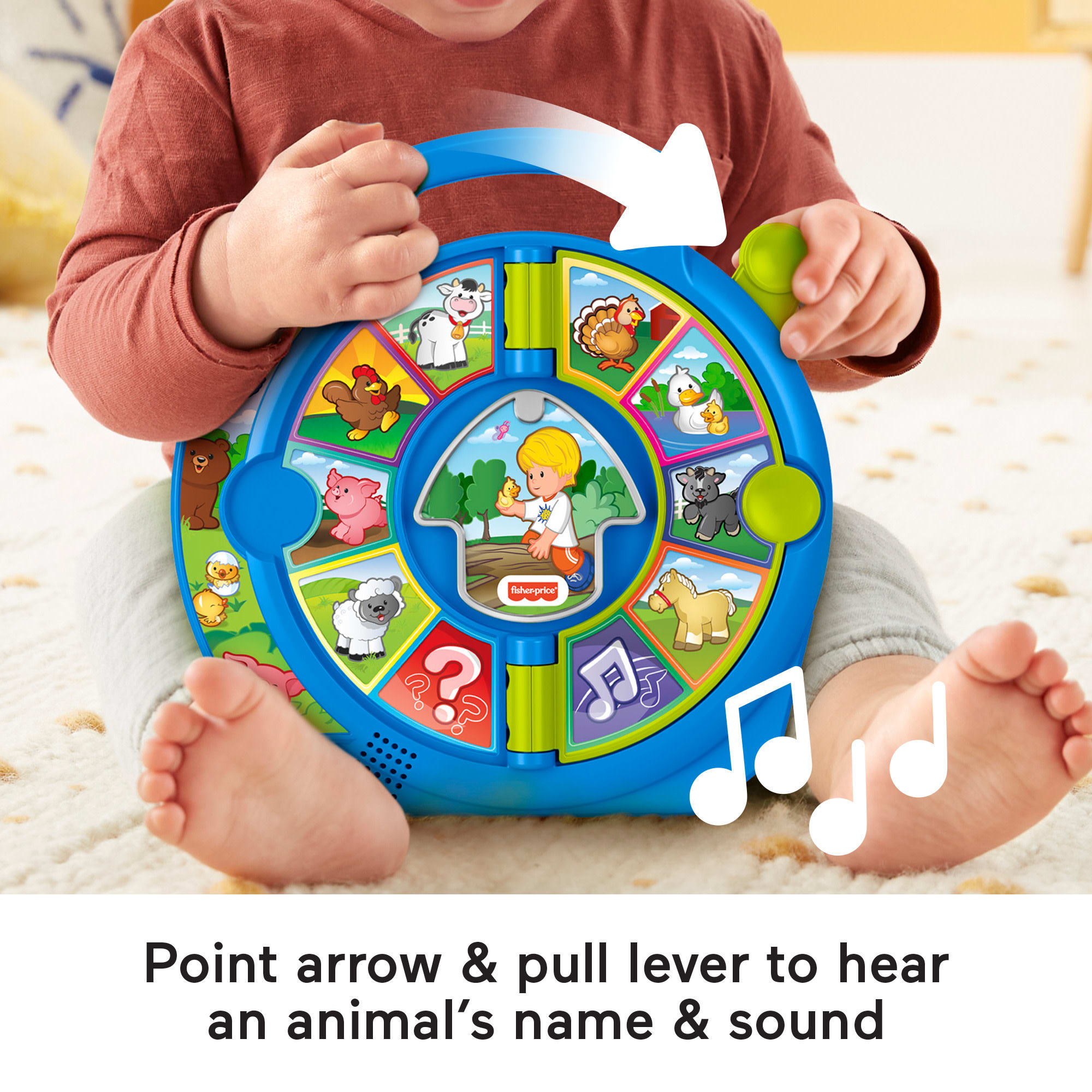 Fisher-Price Little People World Of Animals See 'N Say | Mattel