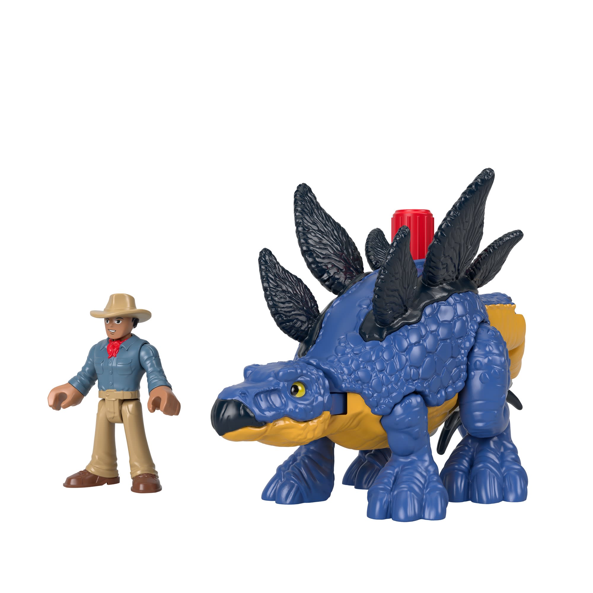 Imaginext Jurassic World Stegosaurus & Dr. Grant | Mattel